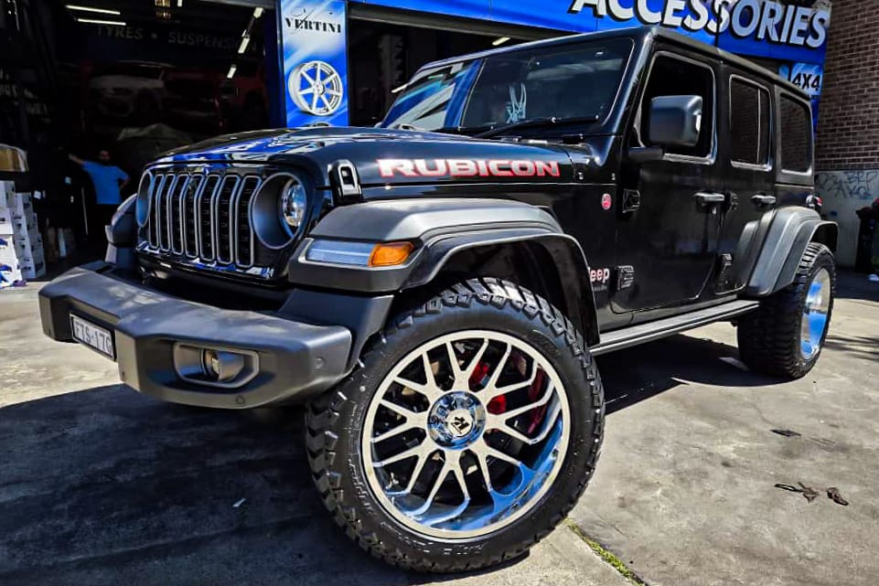 jeep wrangler hussla troop chrome chrome wheel #20973