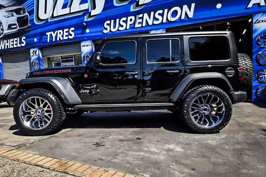 jeep wrangler hussla troop chrome chrome wheel #20973