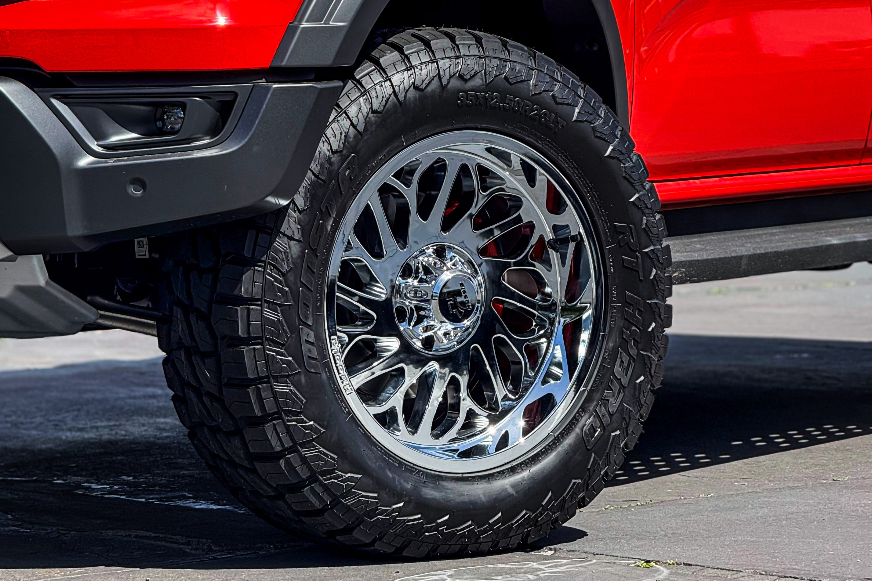 ford ranger raptor hussla mac 10 chrome chrome wheel #21010