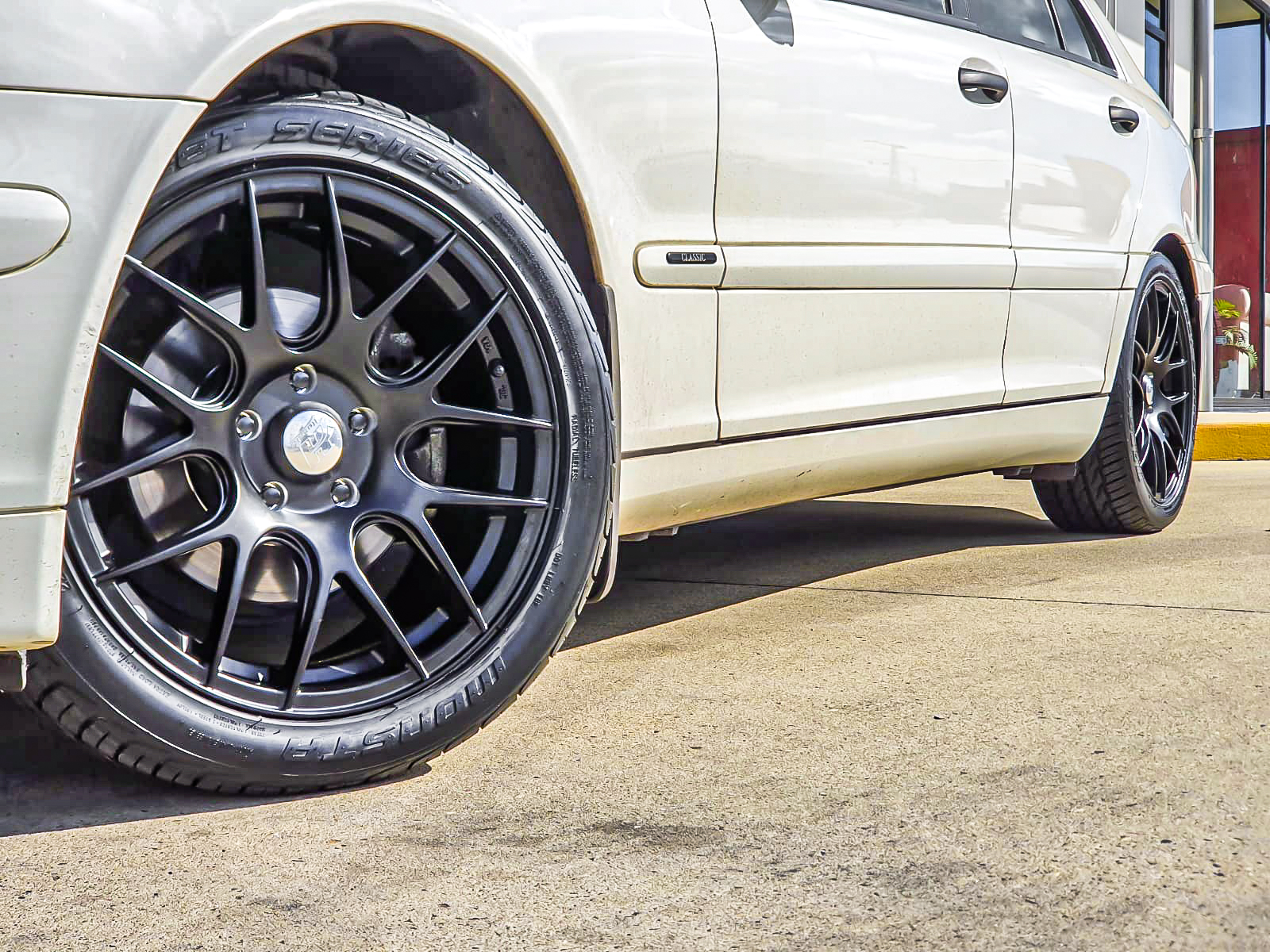 Mercedes-benz c-class hussla 030 matte black #2108