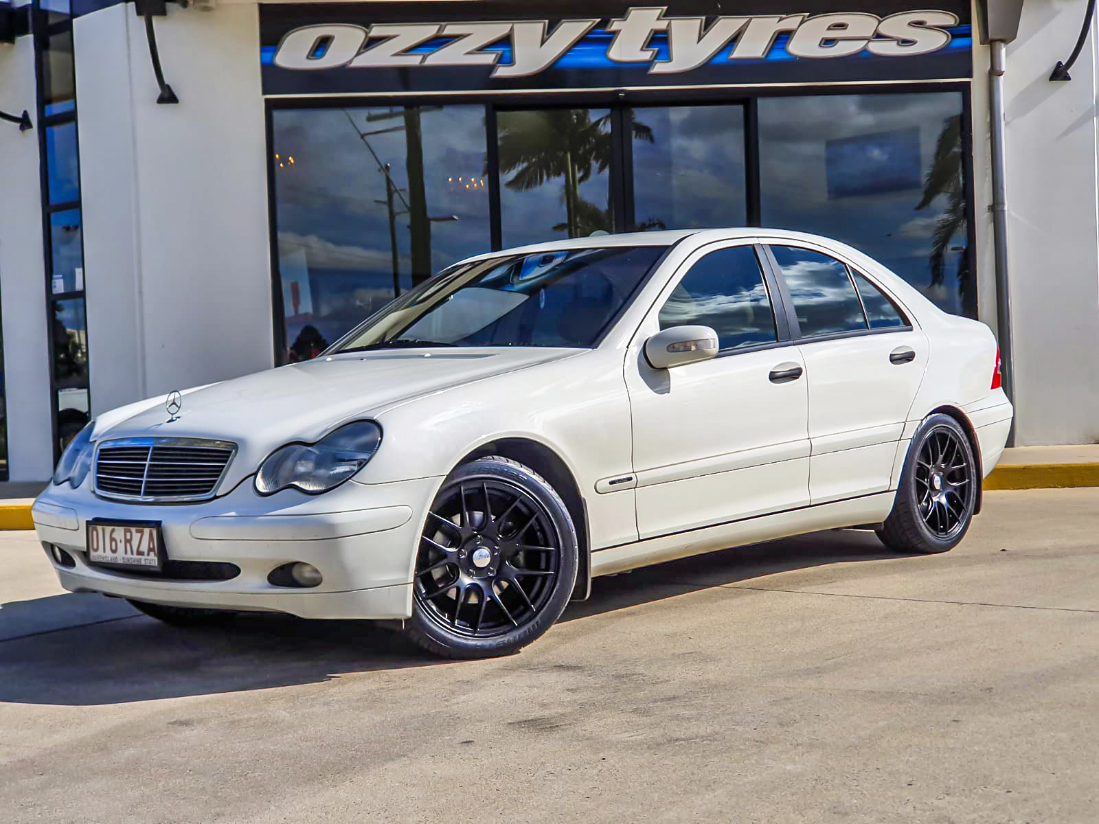 Mercedes-benz c-class hussla 030 matte black #2108