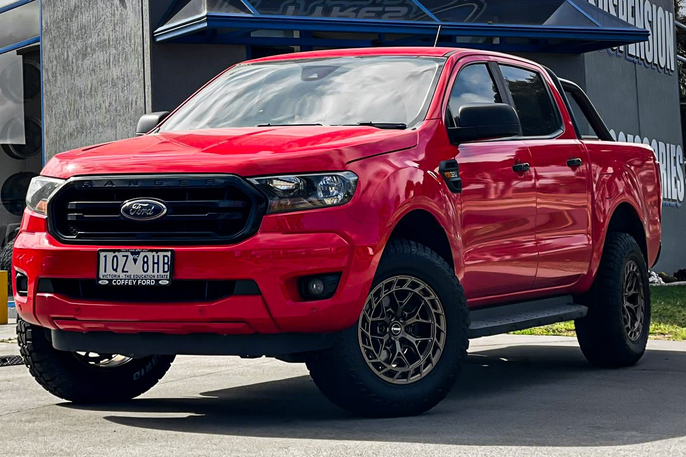 ford ranger hussla gunner copper bronze wheel #21096