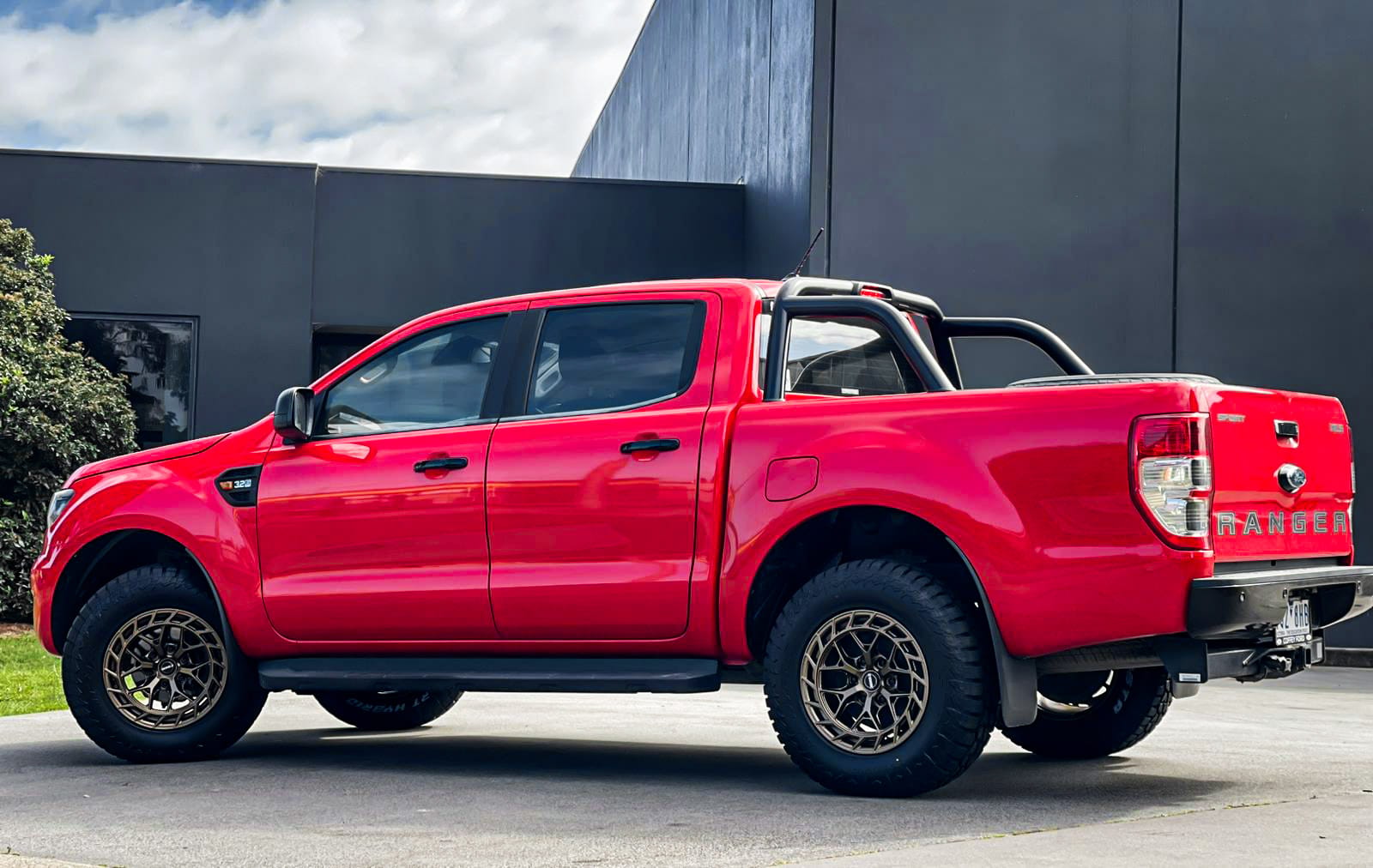 ford ranger hussla gunner copper bronze wheel #21096