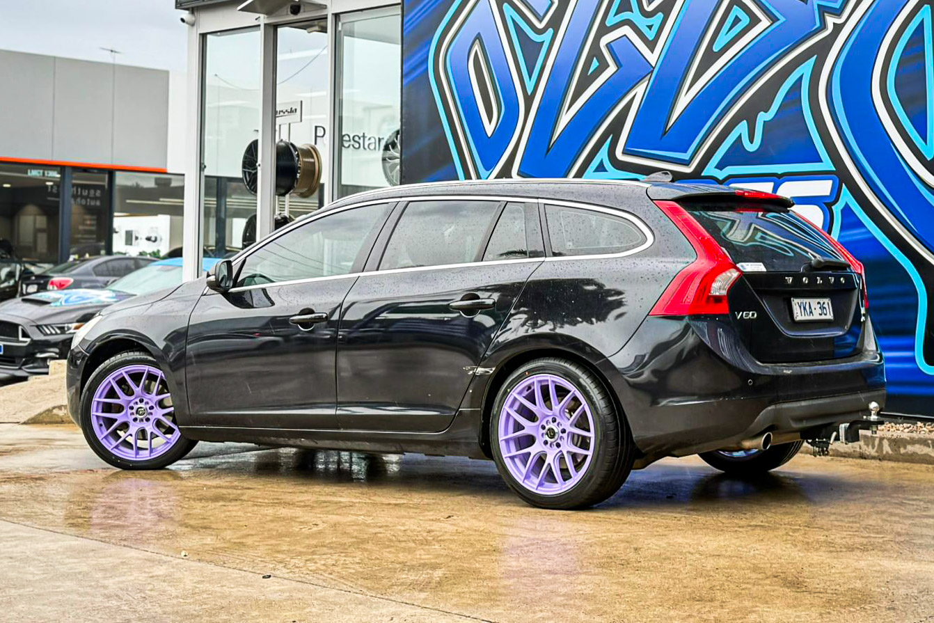 volvo v60 hussla 030 pastel purple wheel #21402