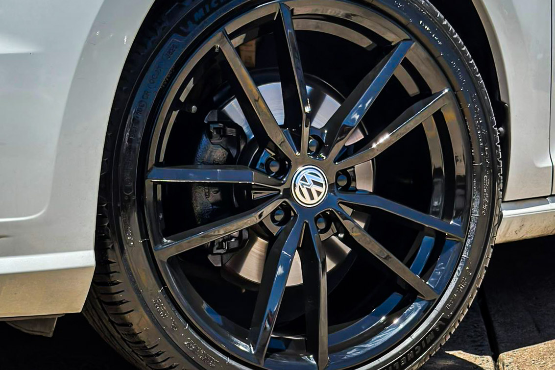 volkswagen golf euro spec replica wolf 991 gloss black wheel #21505