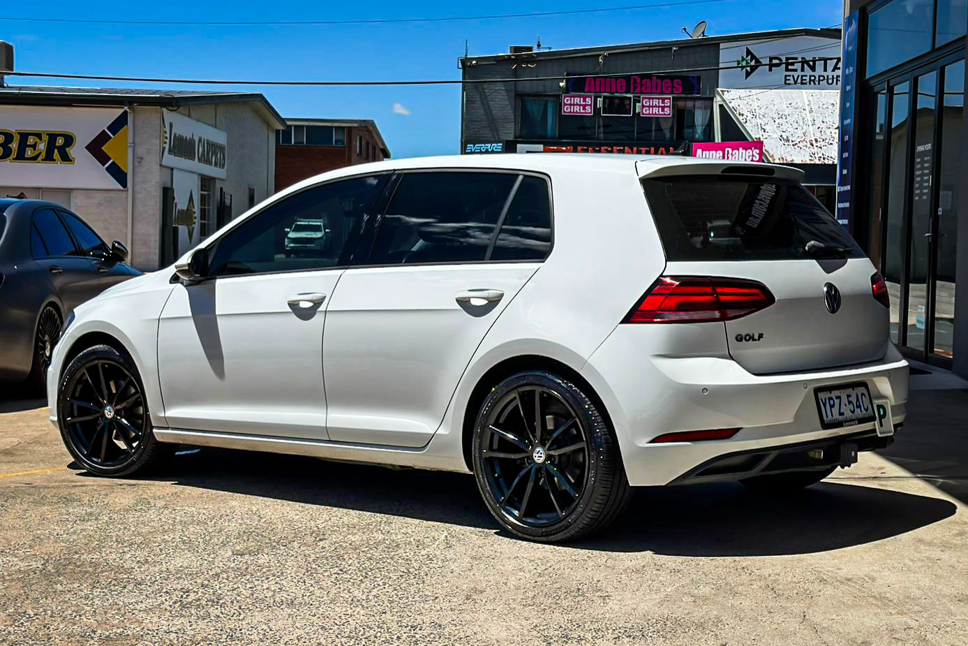 volkswagen golf euro spec replica wolf 991 gloss black wheel #21505
