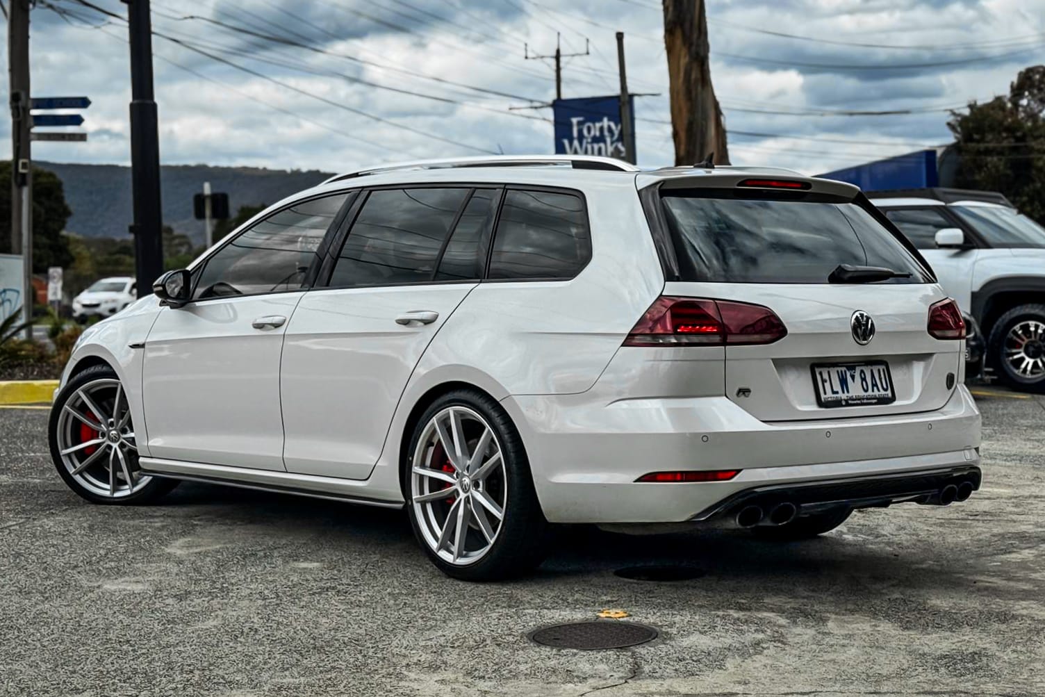 volkswagen golf euro spec replica wolf 991 silver wheel #21701