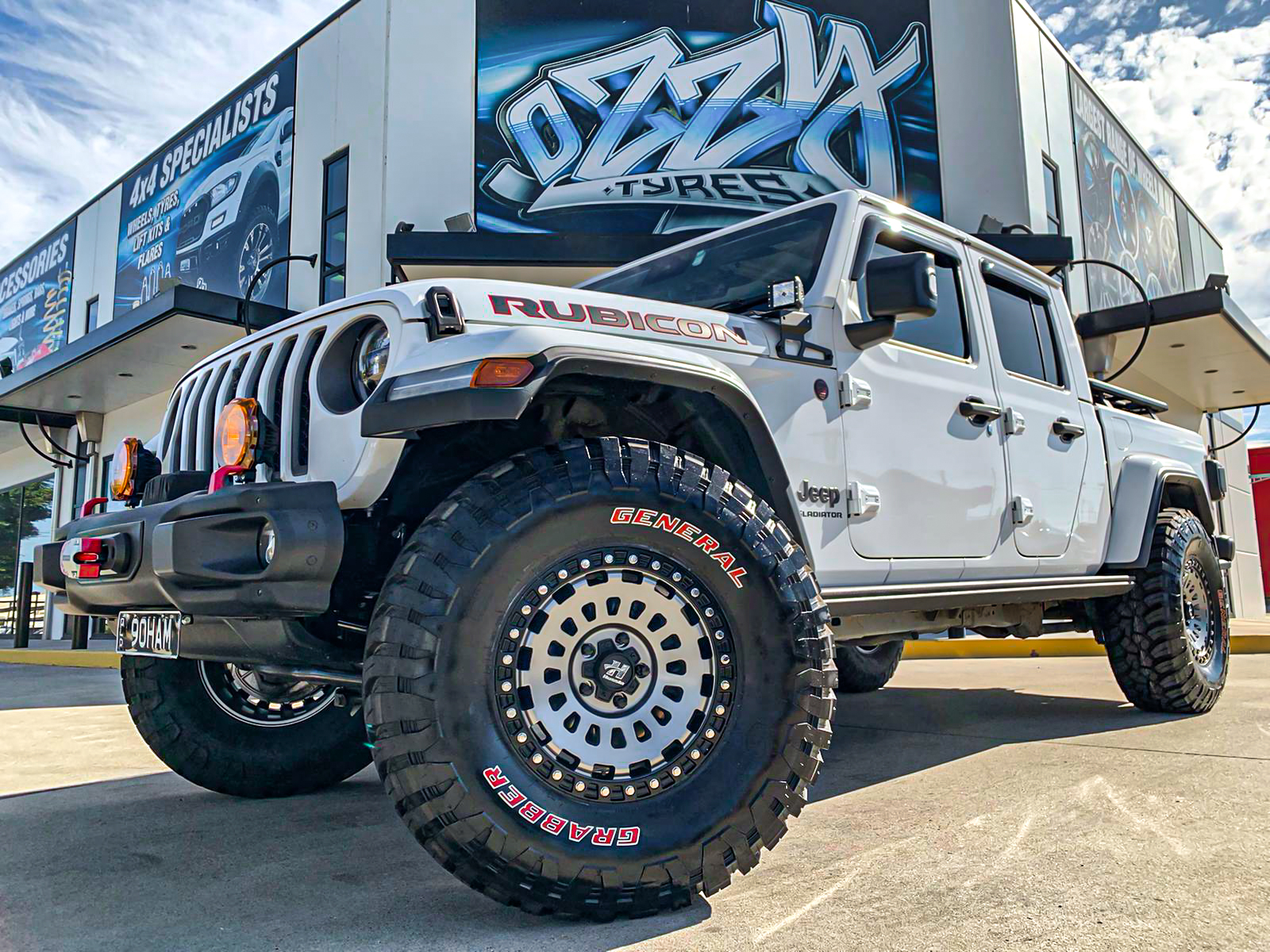 Jeep wrangler hussla strikeforce matte grey #2181
