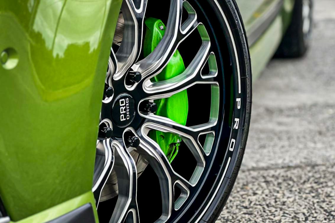 holden commodore pro drag comp series gloss black brushed milled wheel ...