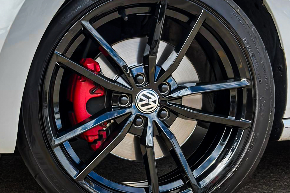 volkswagen polo euro spec replica wolf 991 gloss black wheel #22228