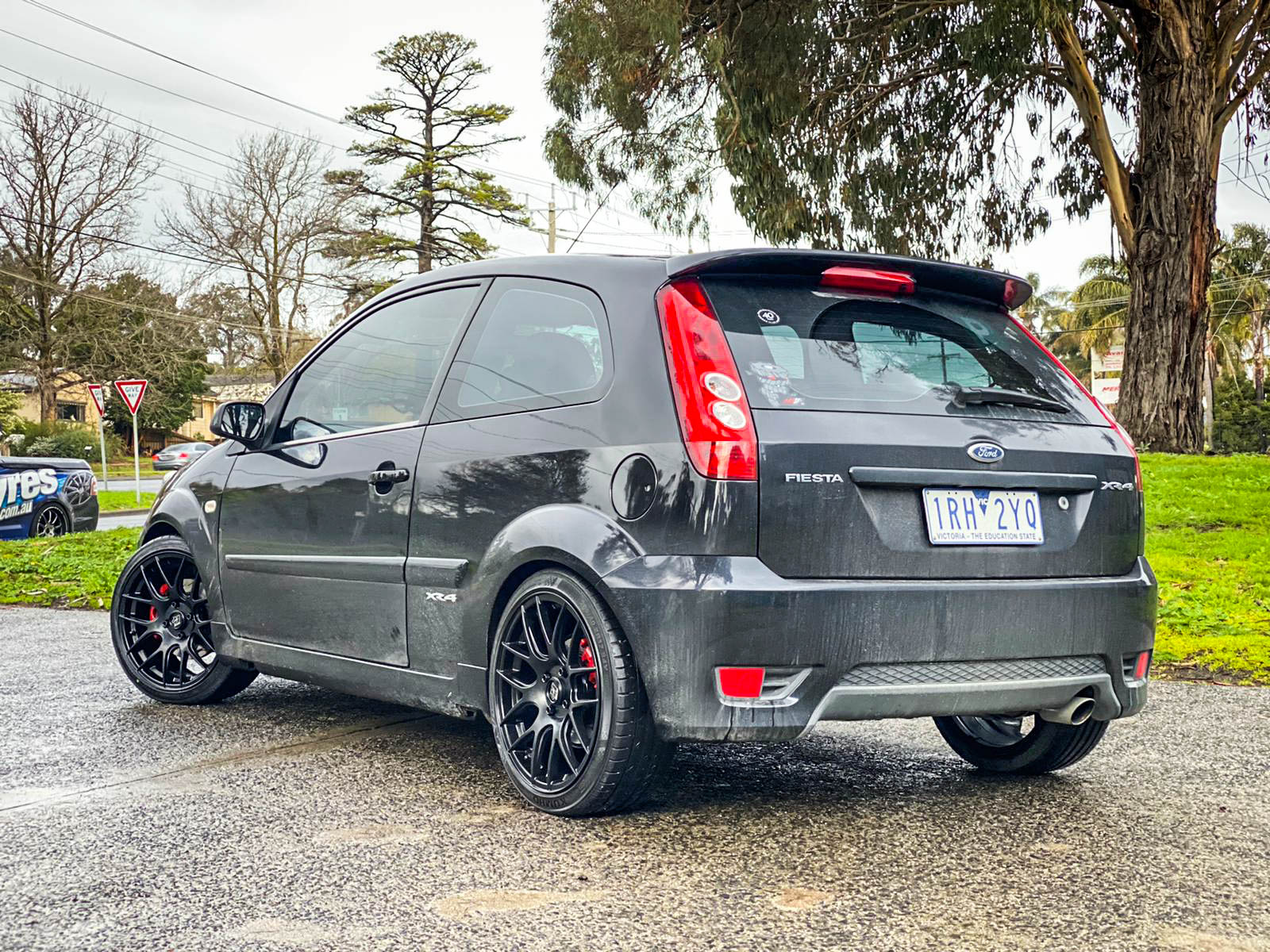 Matte Black Ford Fiesta