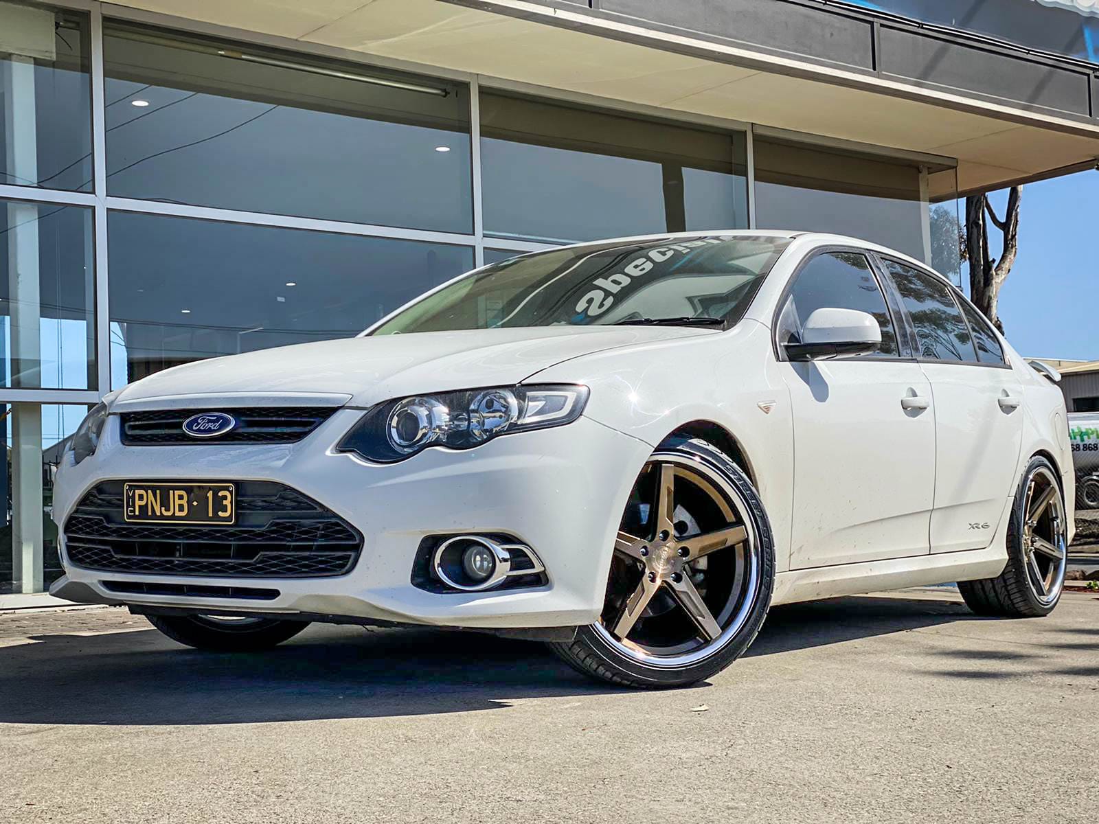 Ford falcon vertini rf1.7 brushed bronze chrome lip #2507