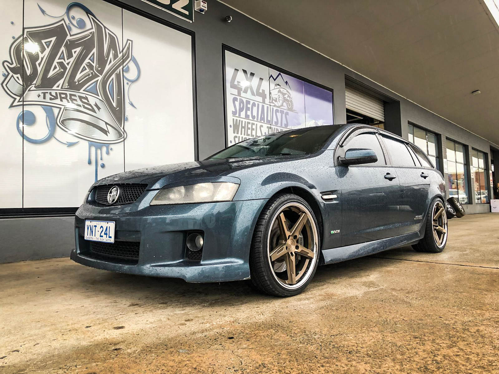 Holden commodore vertini rf1.7 brushed bronze chrome lip #2523