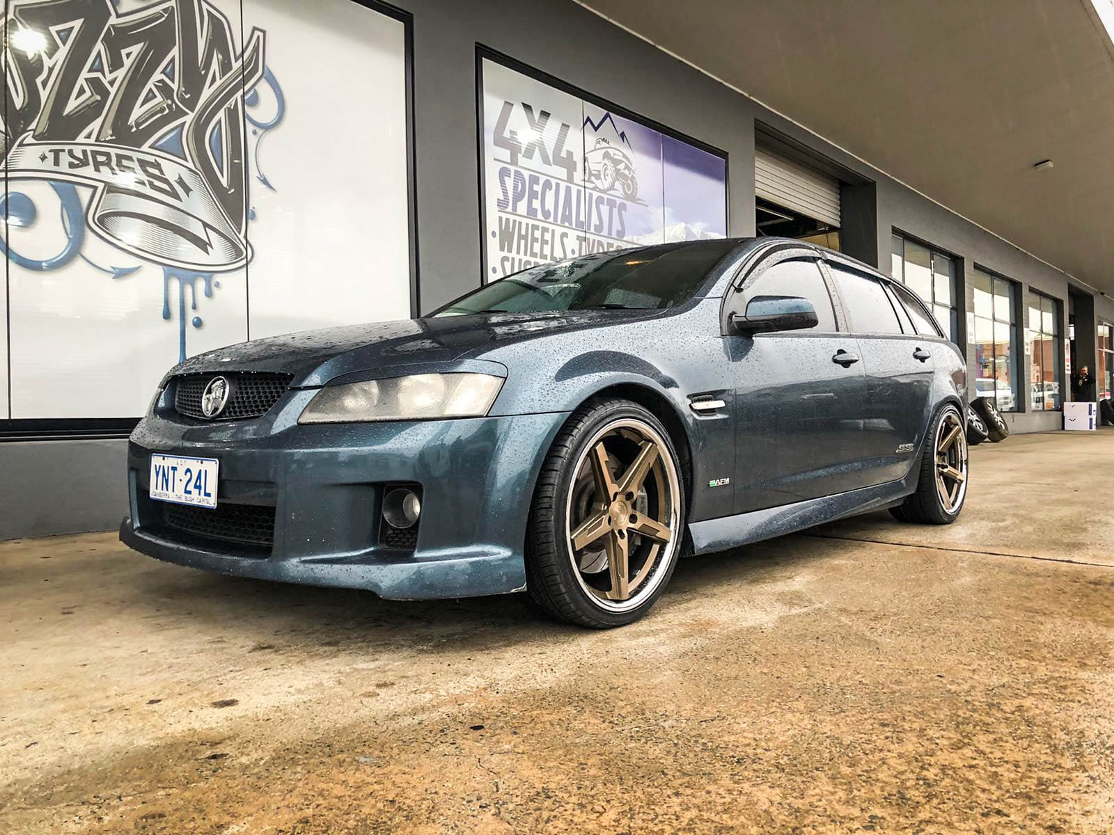 Holden commodore vertini rf1.7 brushed bronze chrome lip #2523