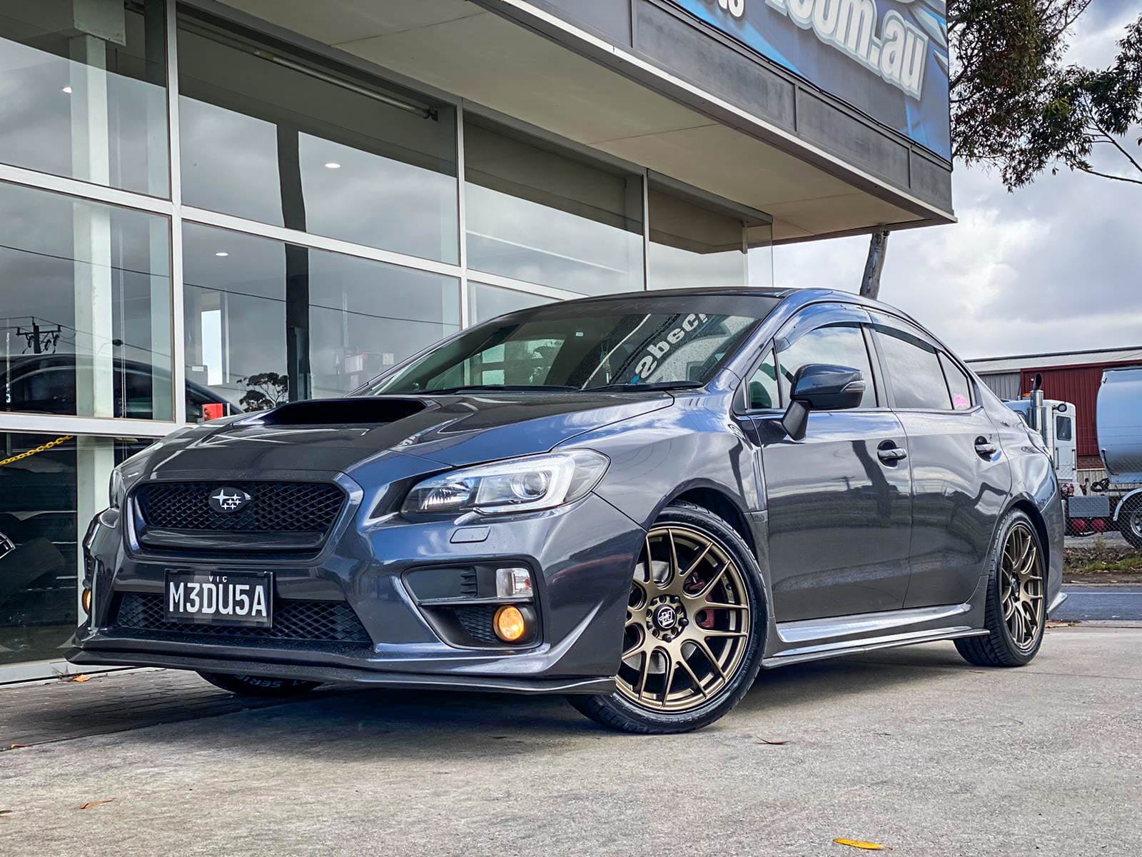 SUBARU WRX HUSSLA 030 MATTE BRONZE Wheel #2639