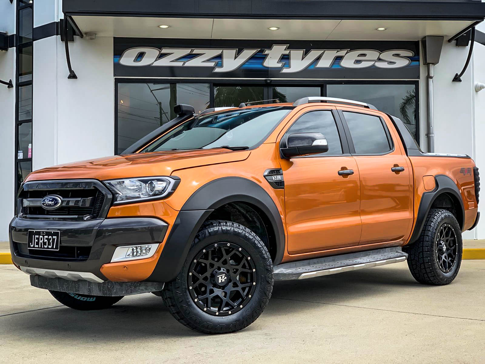 FORD RANGER HUSSLA GLOCK MATTE BLACK #2819