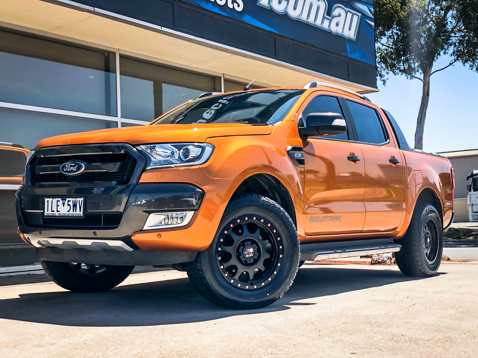 FORD RANGER HUSSLA RAPTOR MATTE BLACK #2824