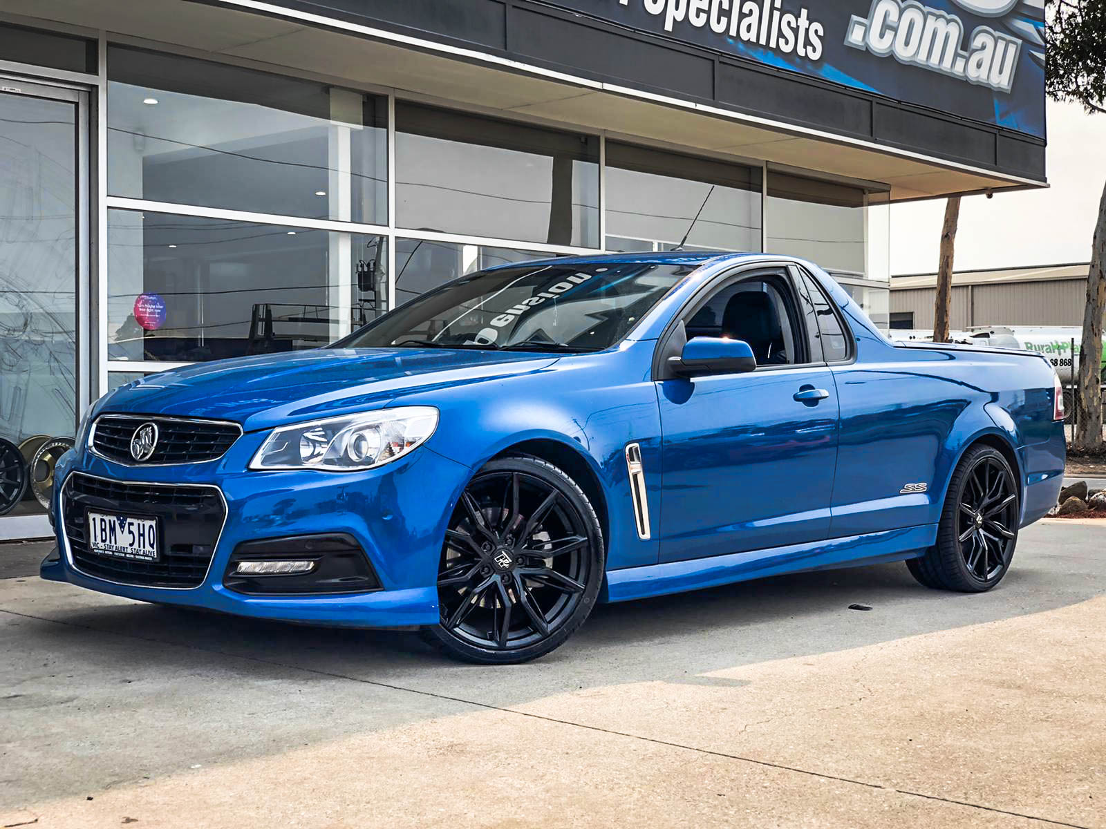 Holden ute hussla medusa matte black #2880