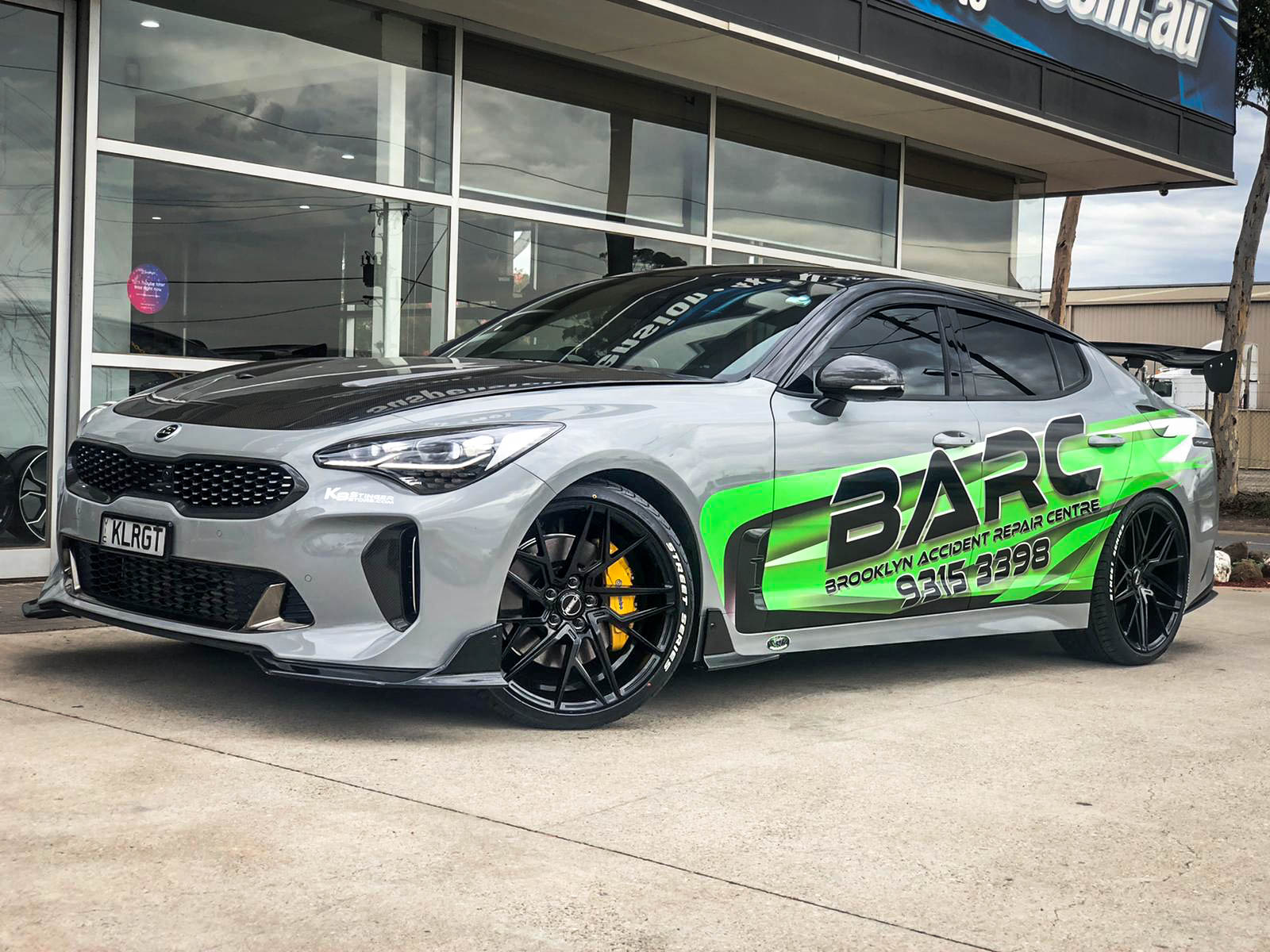 KIA STINGER HUSSLA JACQUES GLOSS BLACK #2999