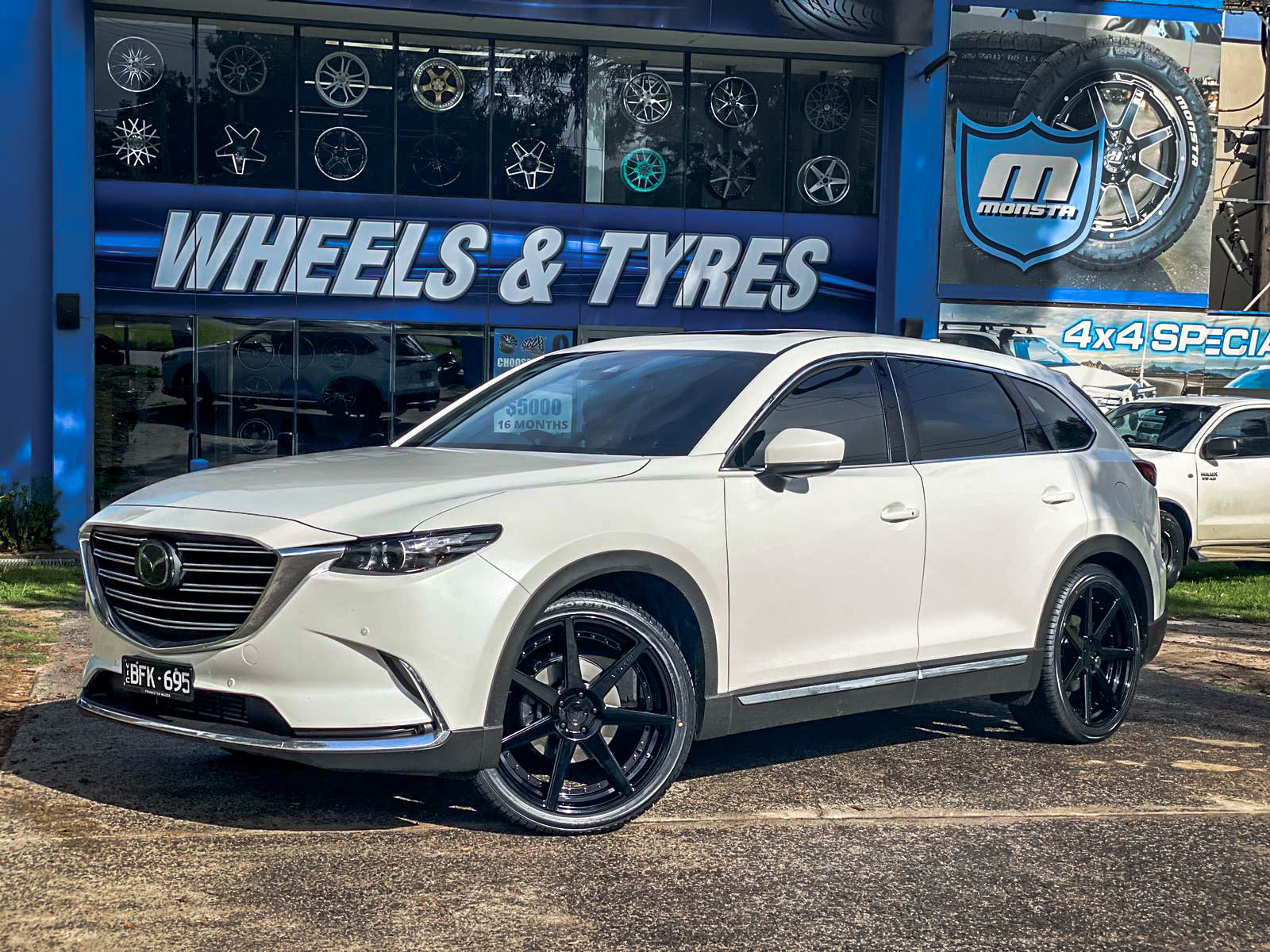 Mazda cx-9 vertini dynasty gloss black black bolts #3177