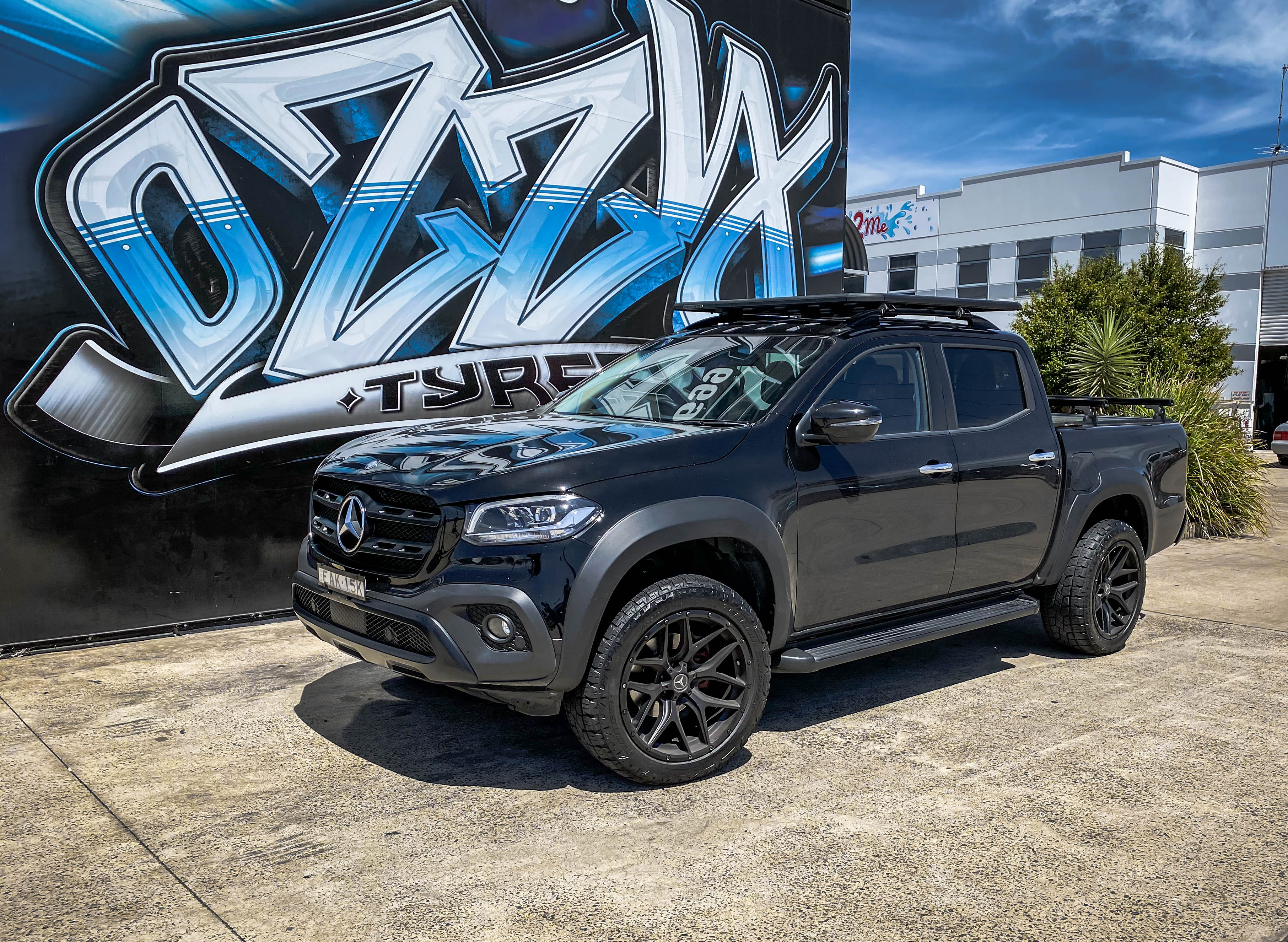 MERCEDES-BENZ X-CLASS HUSSLA BERETTA MATTE BLACK #3192