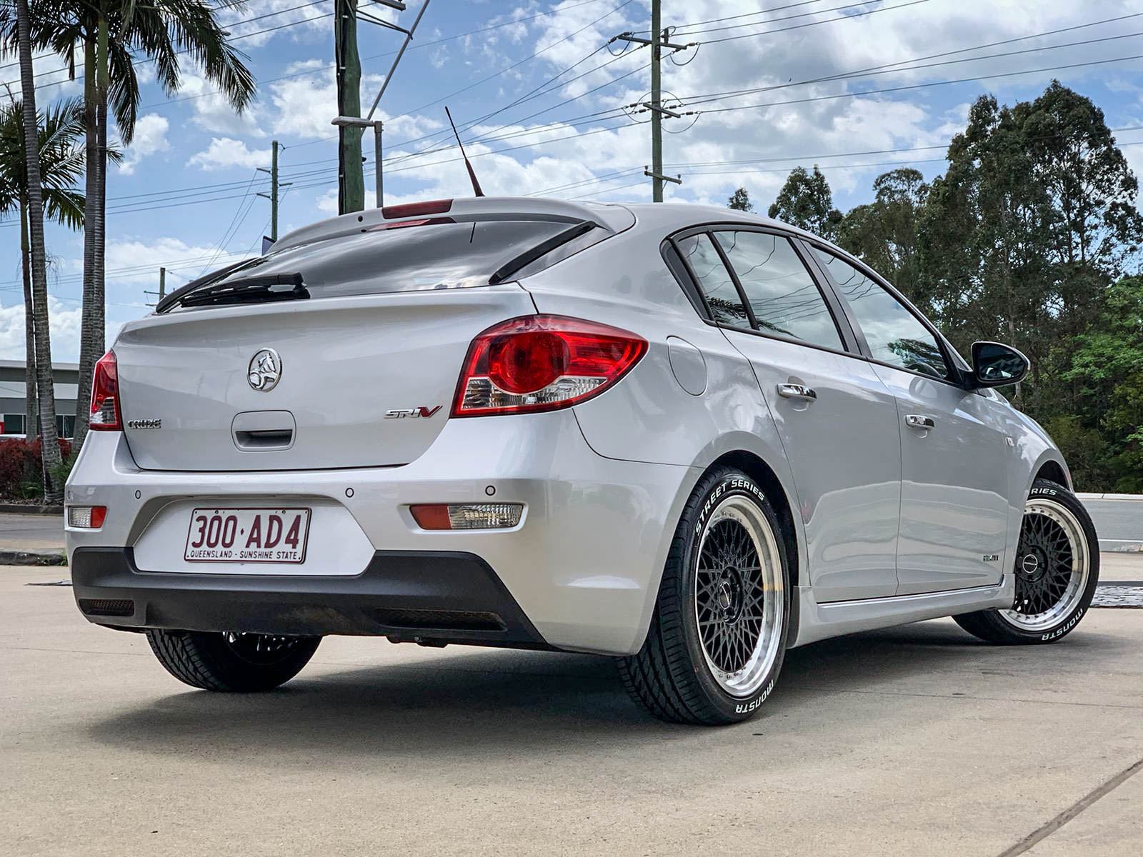 Holden cruze avant garde m220 gloss black machined lip #3293