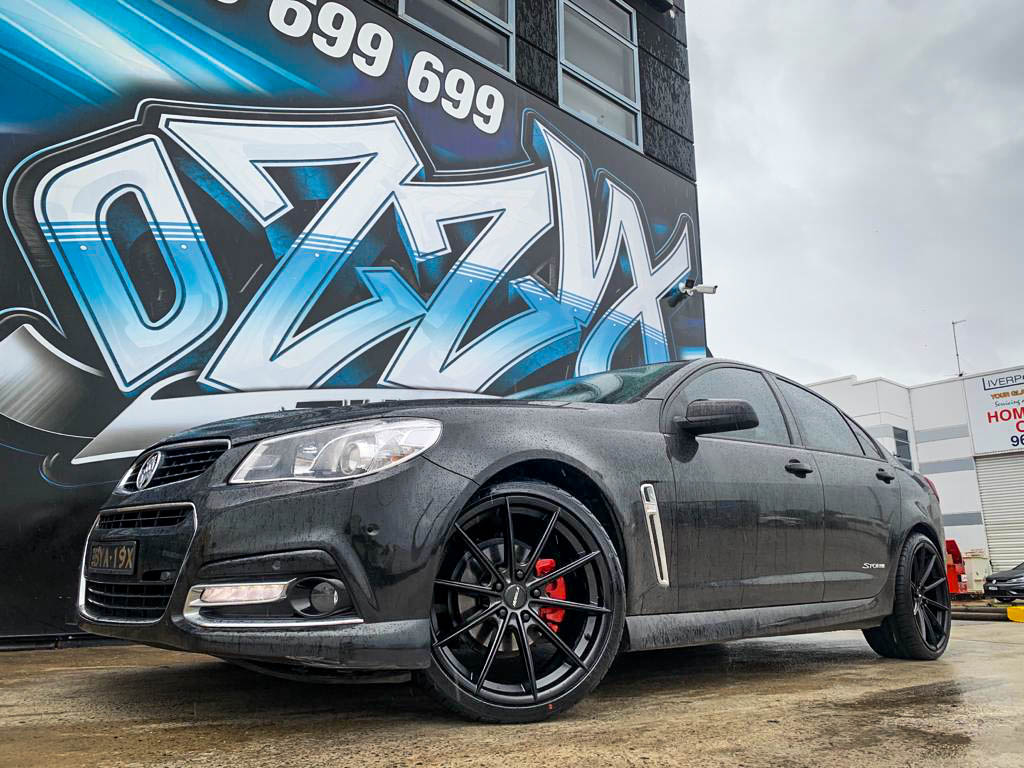 HOLDEN COMMODORE HUSSLA MOZ MATTE BLACK #3448