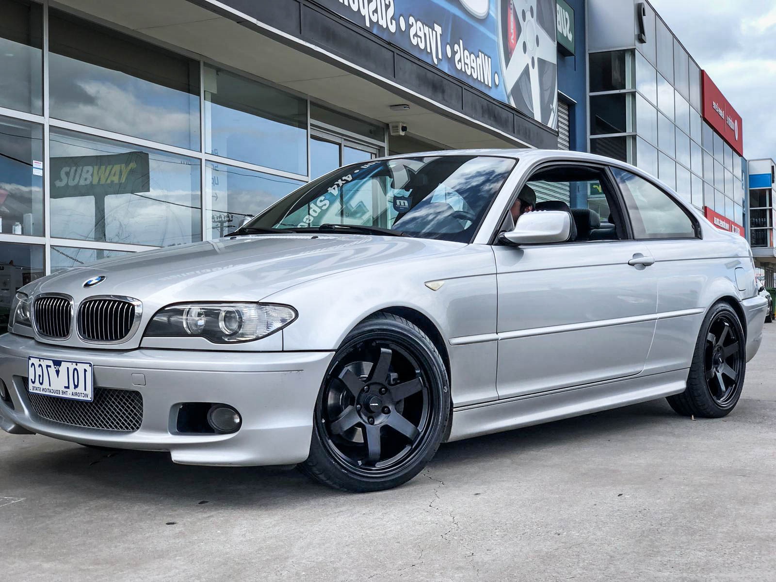 bmw 3 series avid av-06 matte black wheel #3491