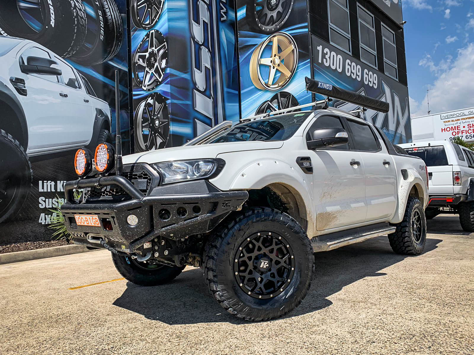 FORD RANGER HUSSLA GLOCK MATTE BLACK #3509