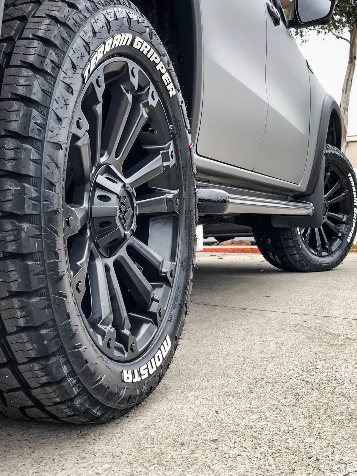 mercedes-benz x-class hussla ambush matte black wheel #3678