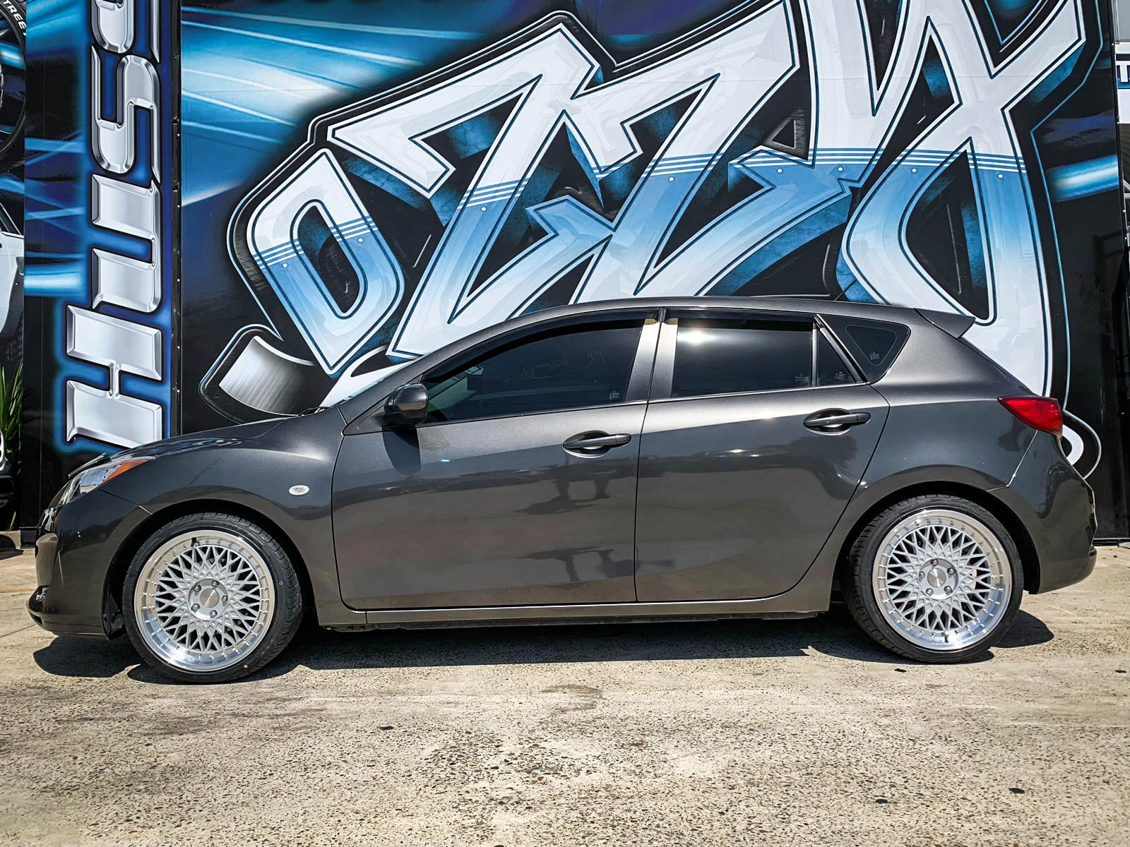 Mazda 3 avant garde m220 silver machined lip #3800