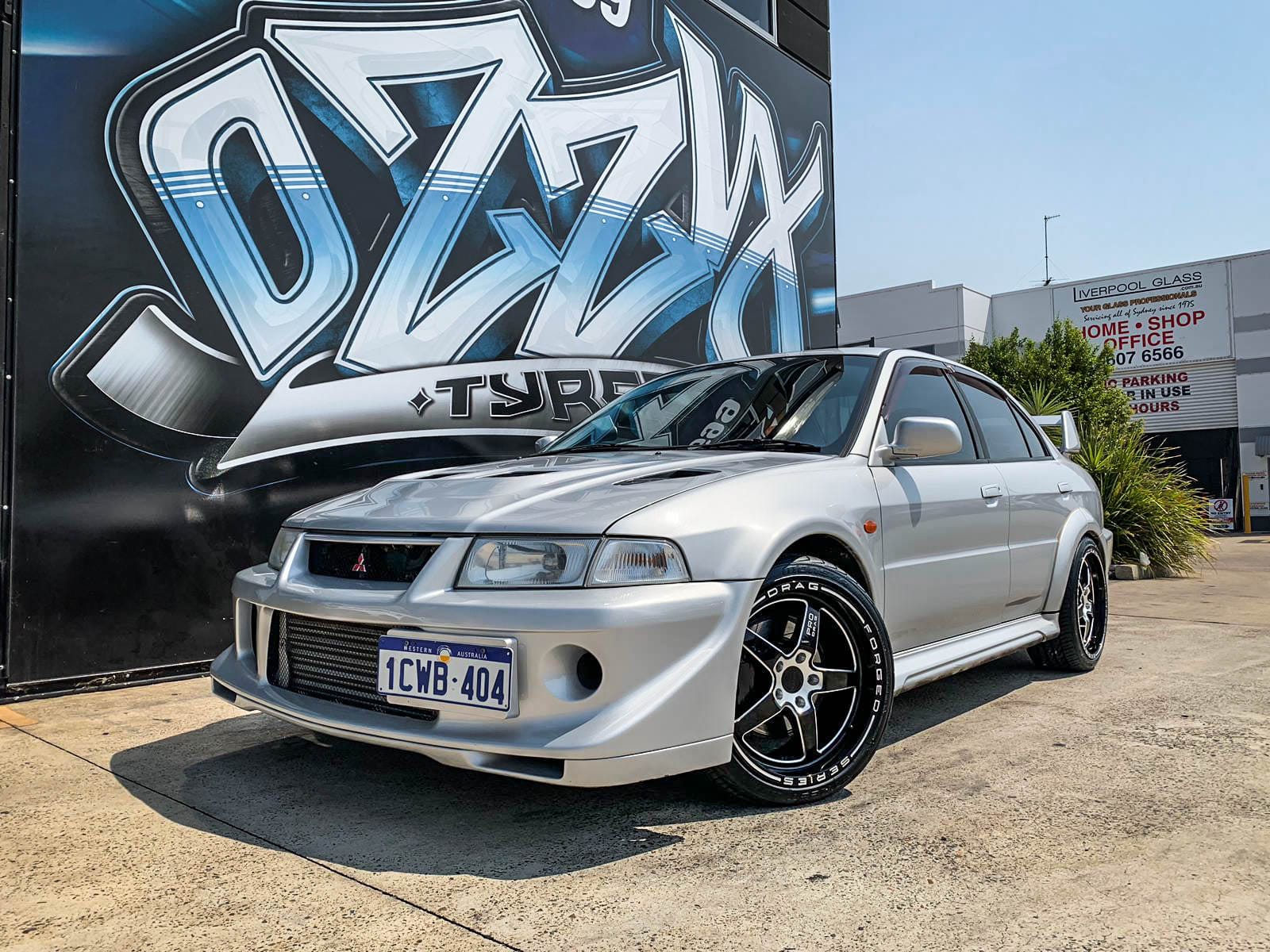 Mitsubishi lancer pro drag pd1 black lip #3805