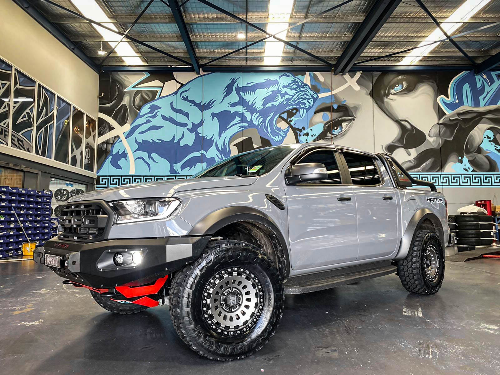 FORD RANGER HUSSLA STRIKEFORCE MATTE GREY #3914