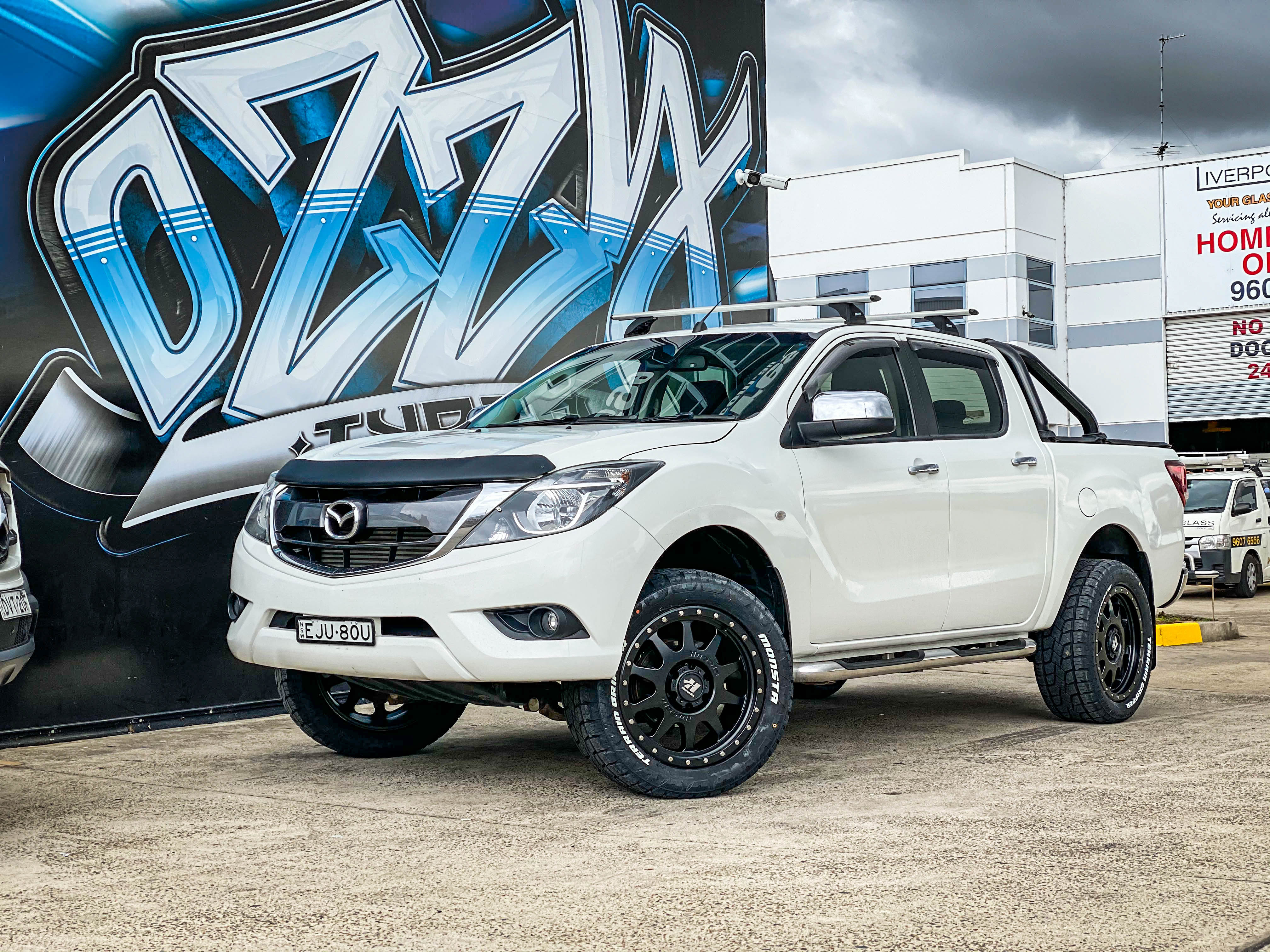 MAZDA BT-50 HUSSLA RAPTOR MATTE BLACK #3923
