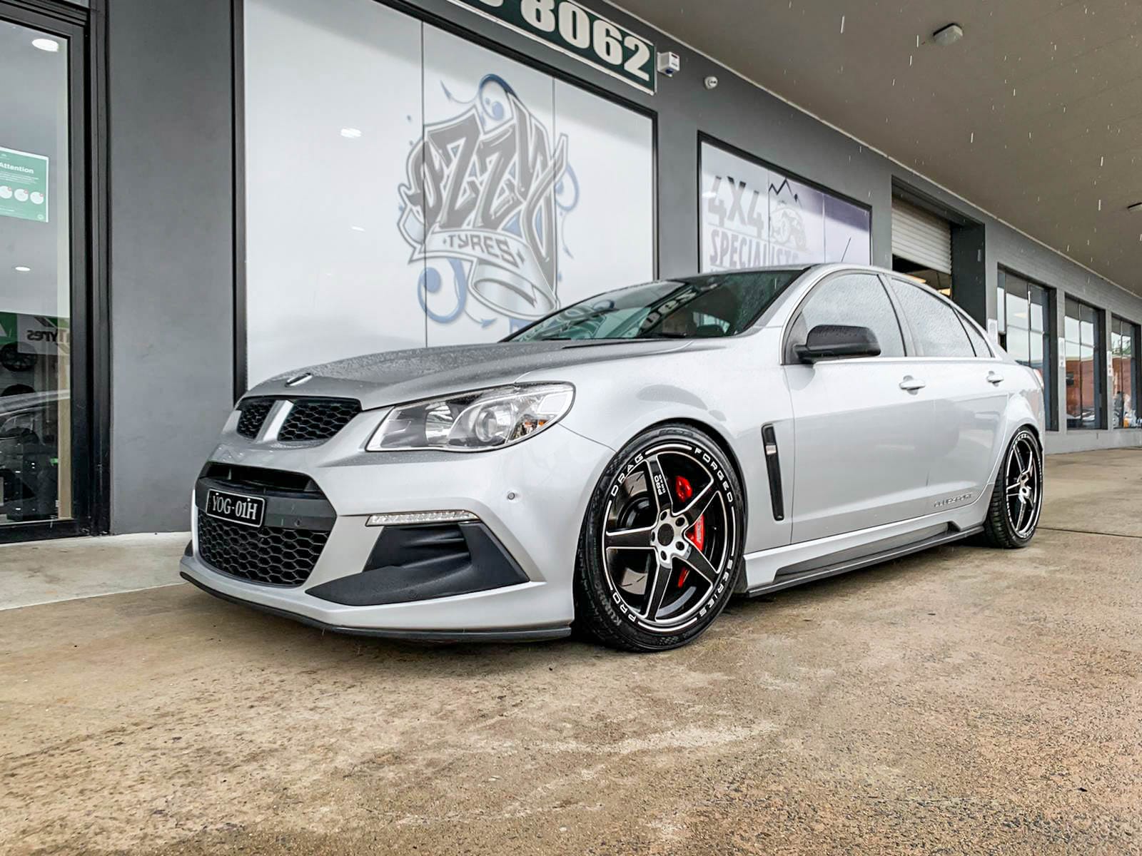 holden hsv clubsport pro drag pd1 bb black lip wheel #3944
