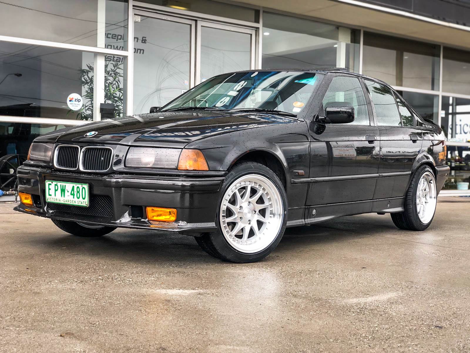 Bmw 3 series avid av-56 machined silver #396