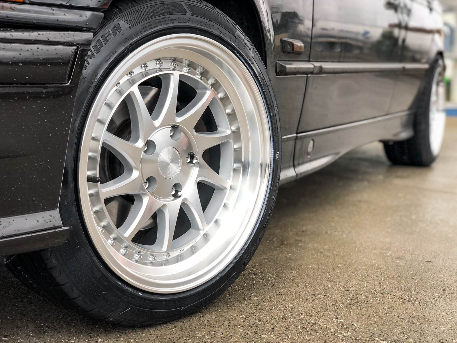 Bmw 3 series avid av-56 machined silver #396