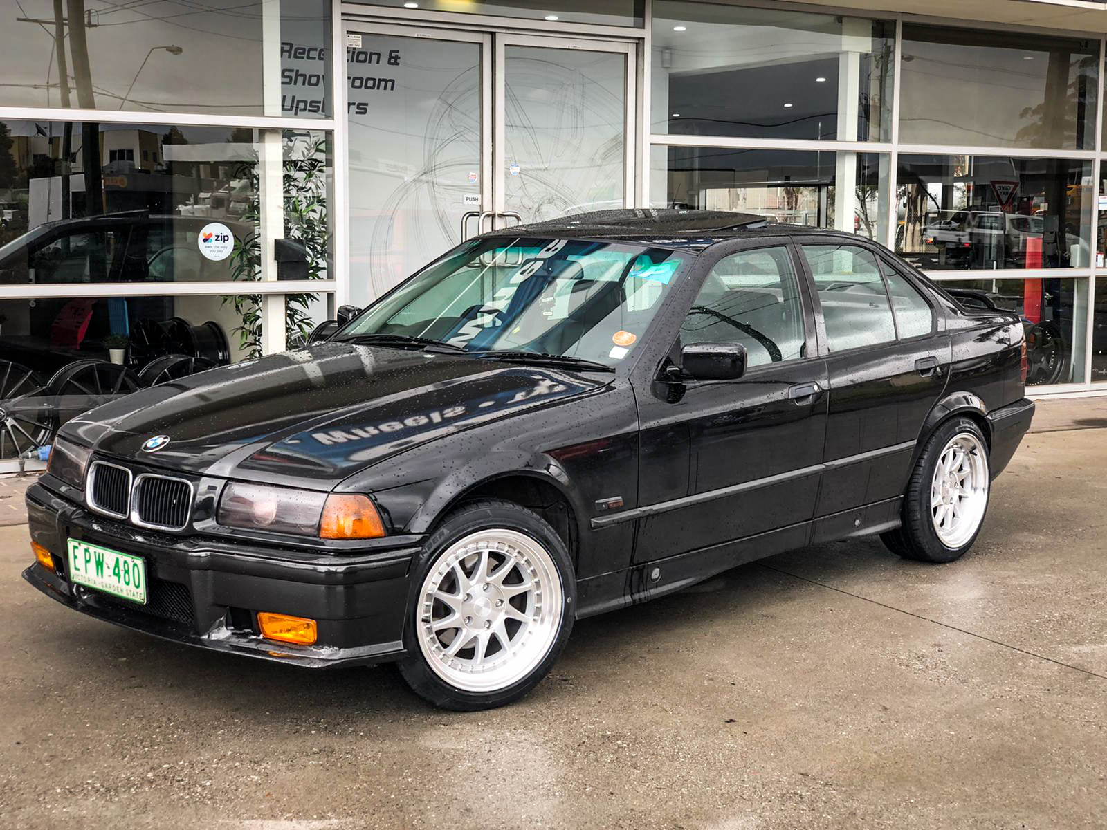 Bmw 3 series avid av-56 machined silver #396