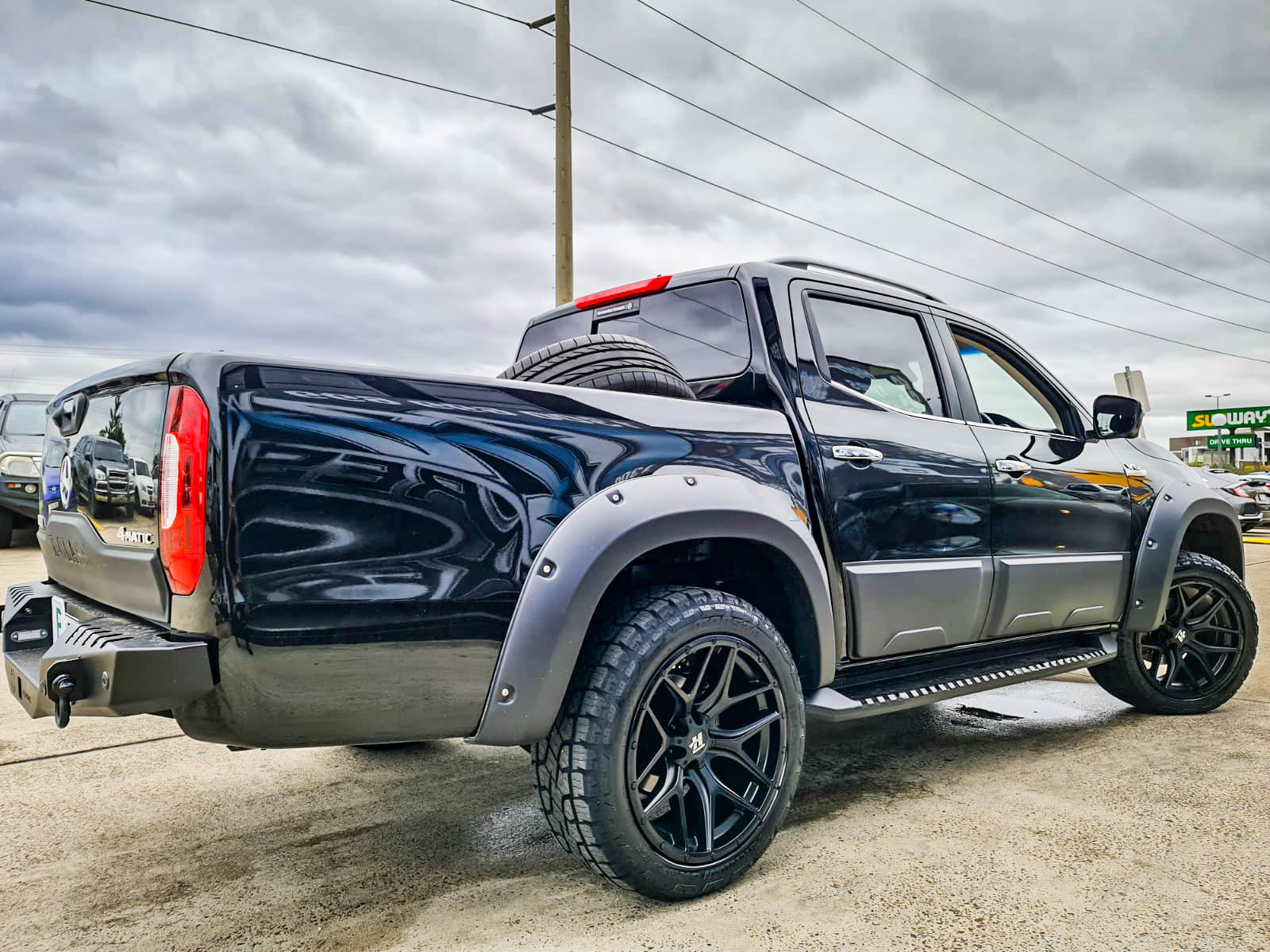 Mercedes-benz x-class hussla beretta matte black #3975