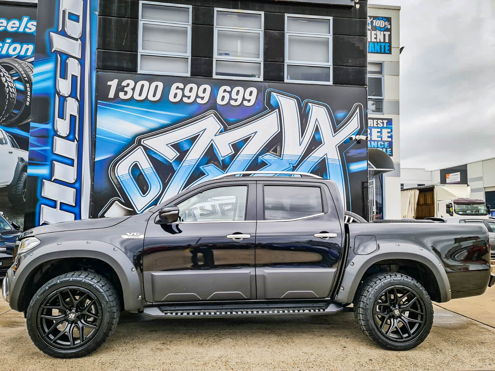 Mercedes-benz x-class hussla beretta matte black #3975