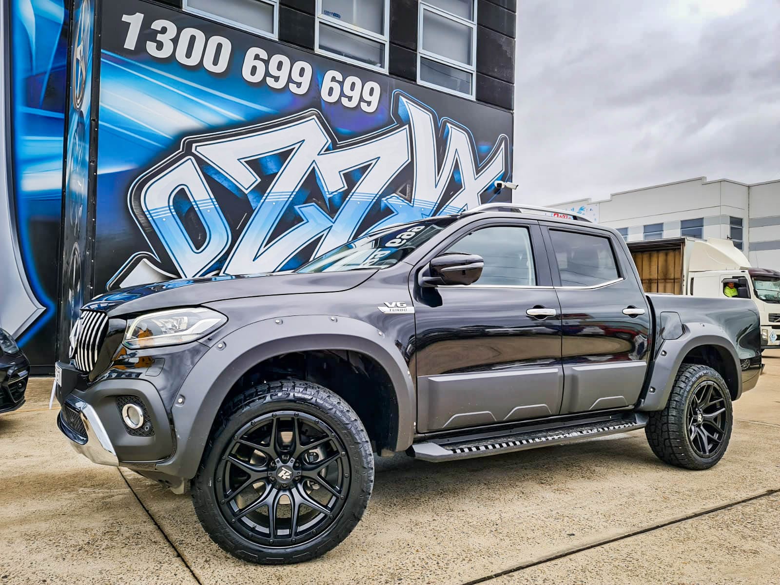 Mercedes-benz x-class hussla beretta matte black #3975
