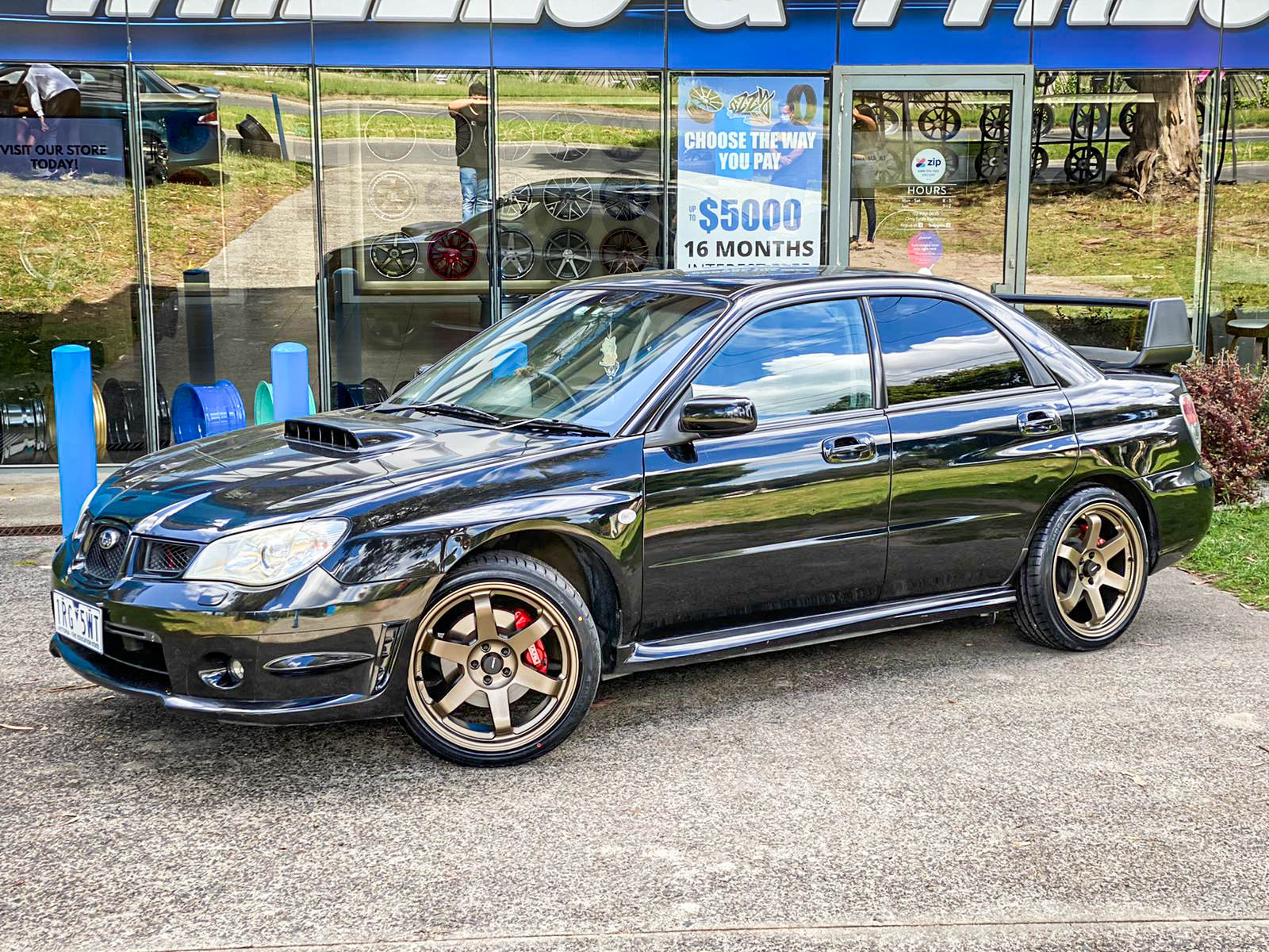 Subaru impreza wrx avid av-06 matte bronze #4408