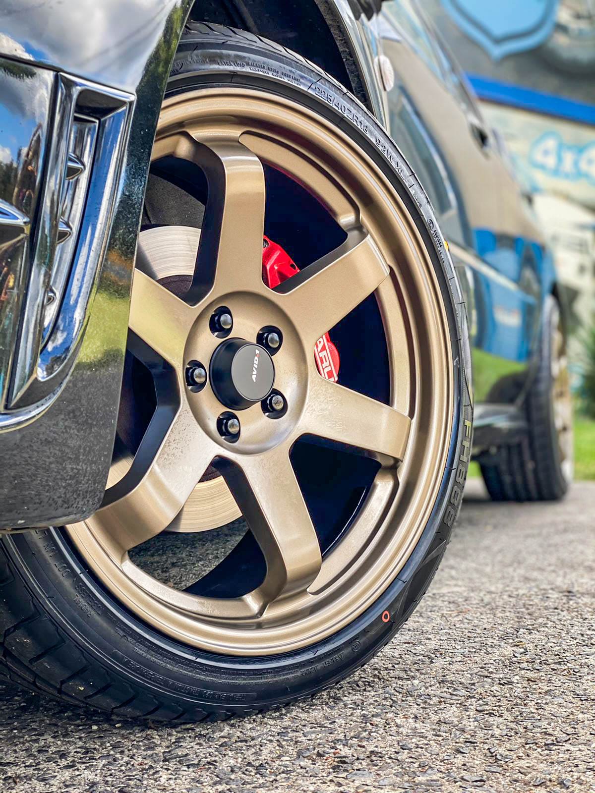 Subaru impreza wrx avid av-06 matte bronze #4408