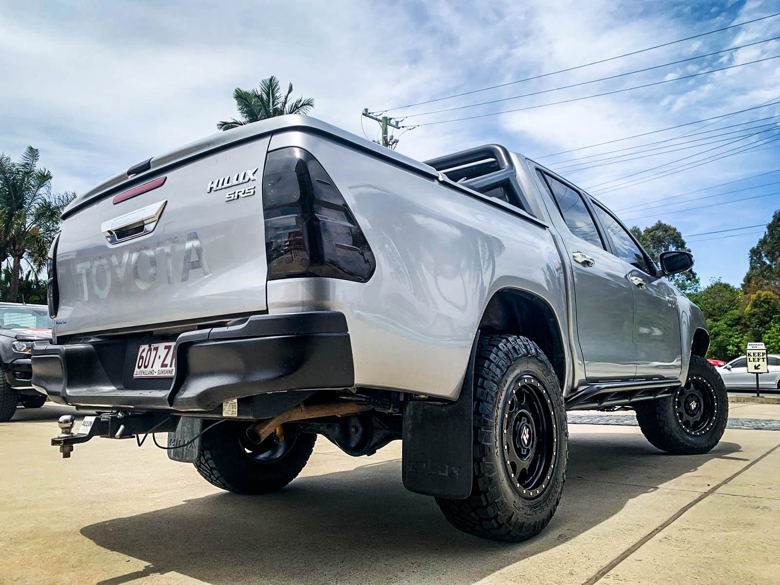 Toyota hilux hussla raptor matte black #4426