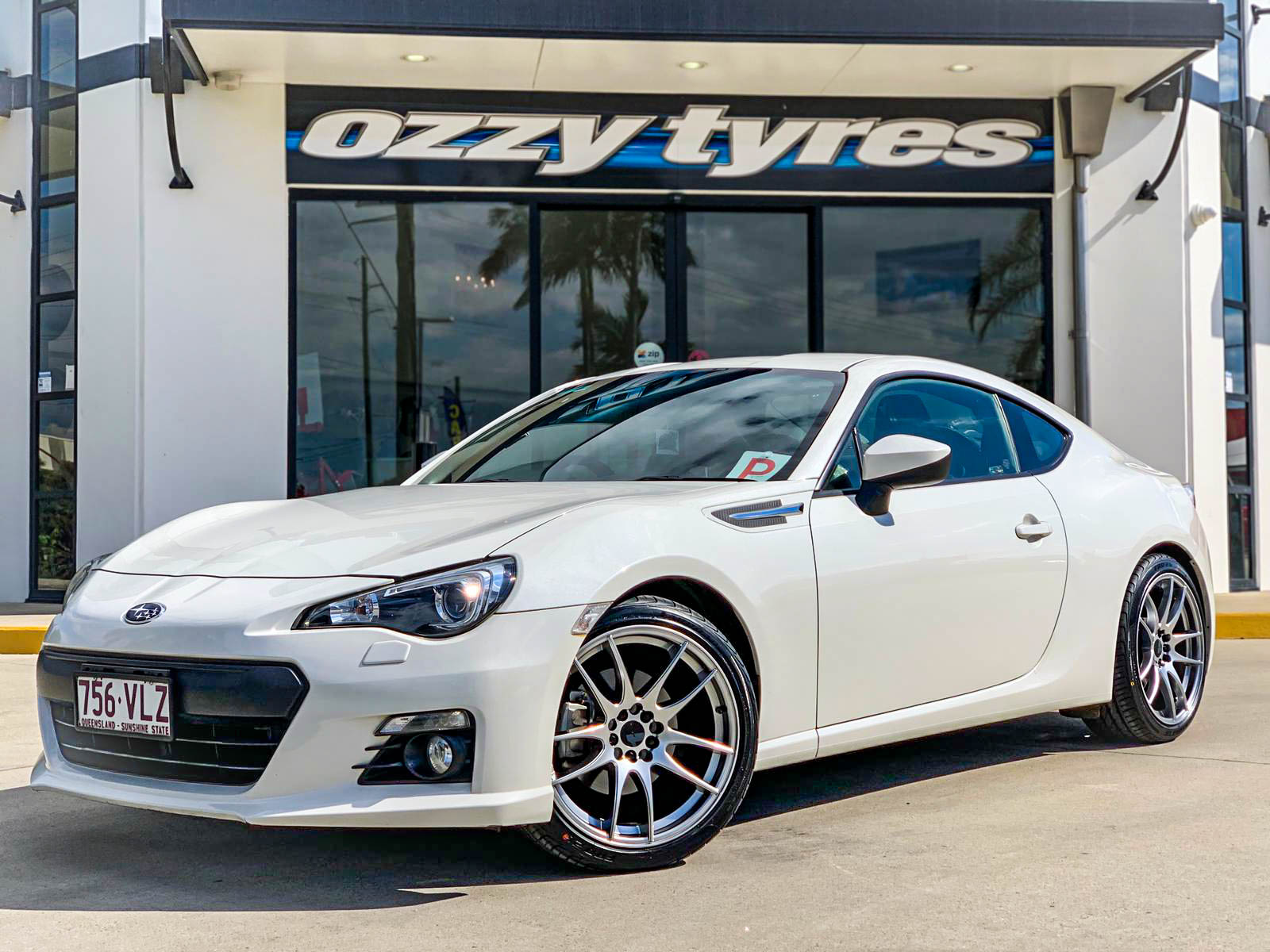 subaru brz avid av-32 hyper black wheel #4558