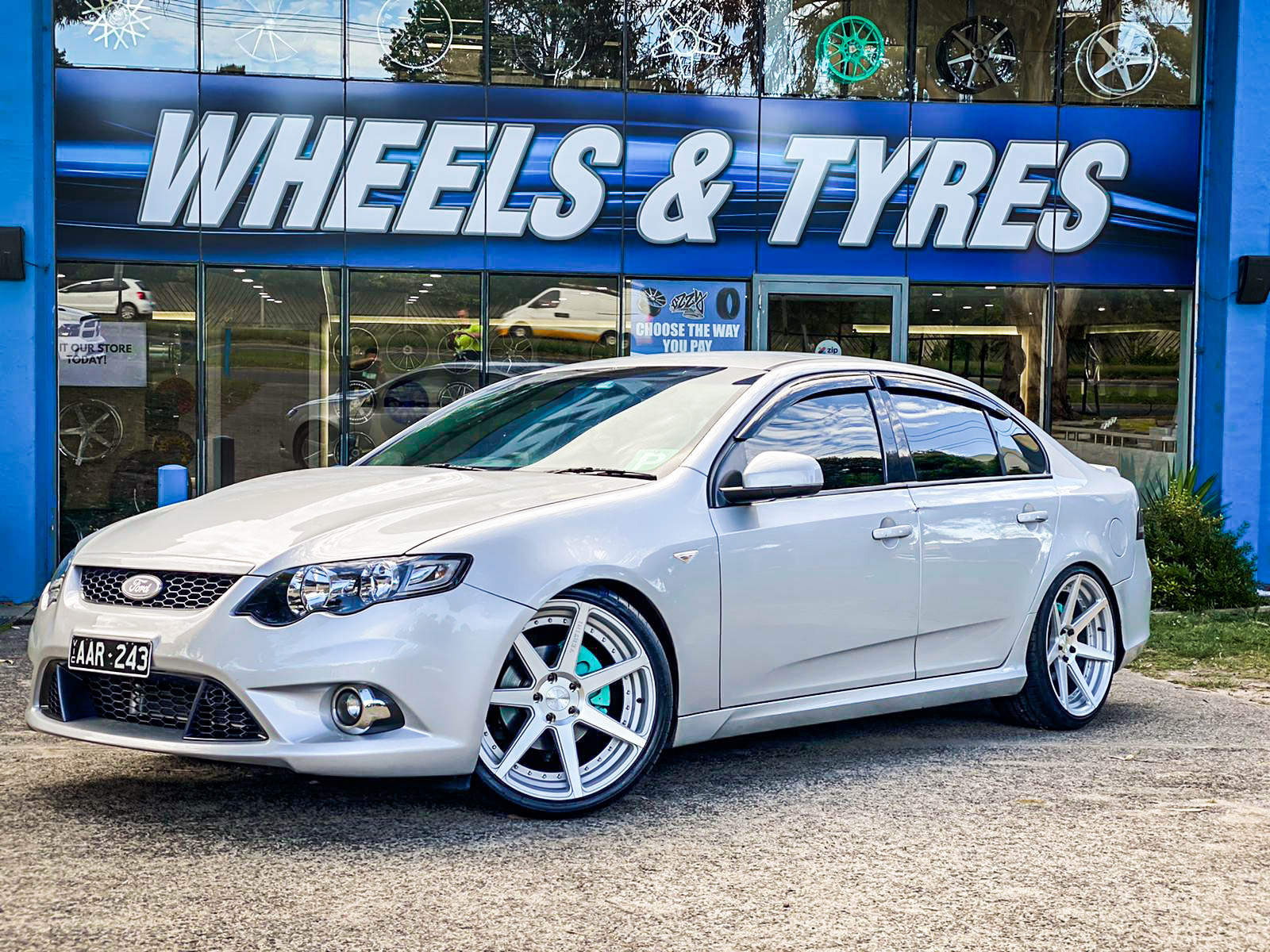 Ford falcon vertini dynasty silver machined face #4631