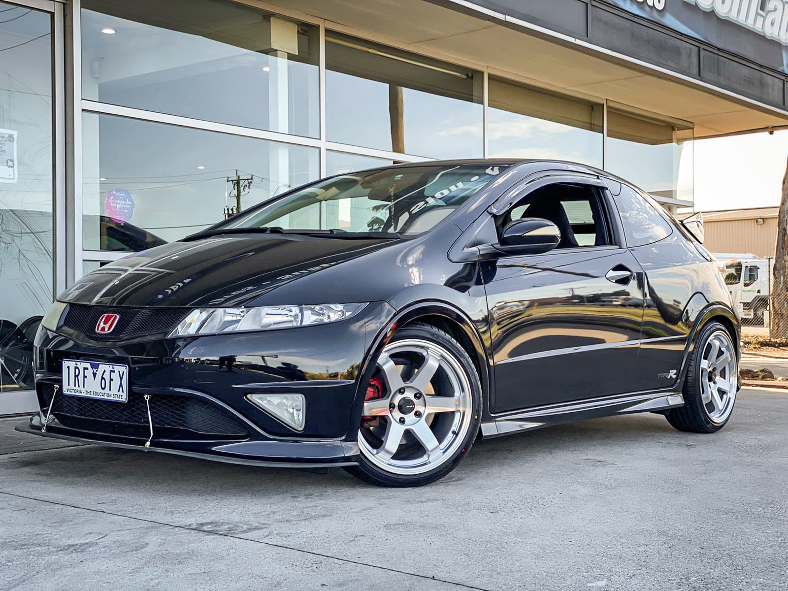 Honda civic type r avid av-06 hyper black #4648