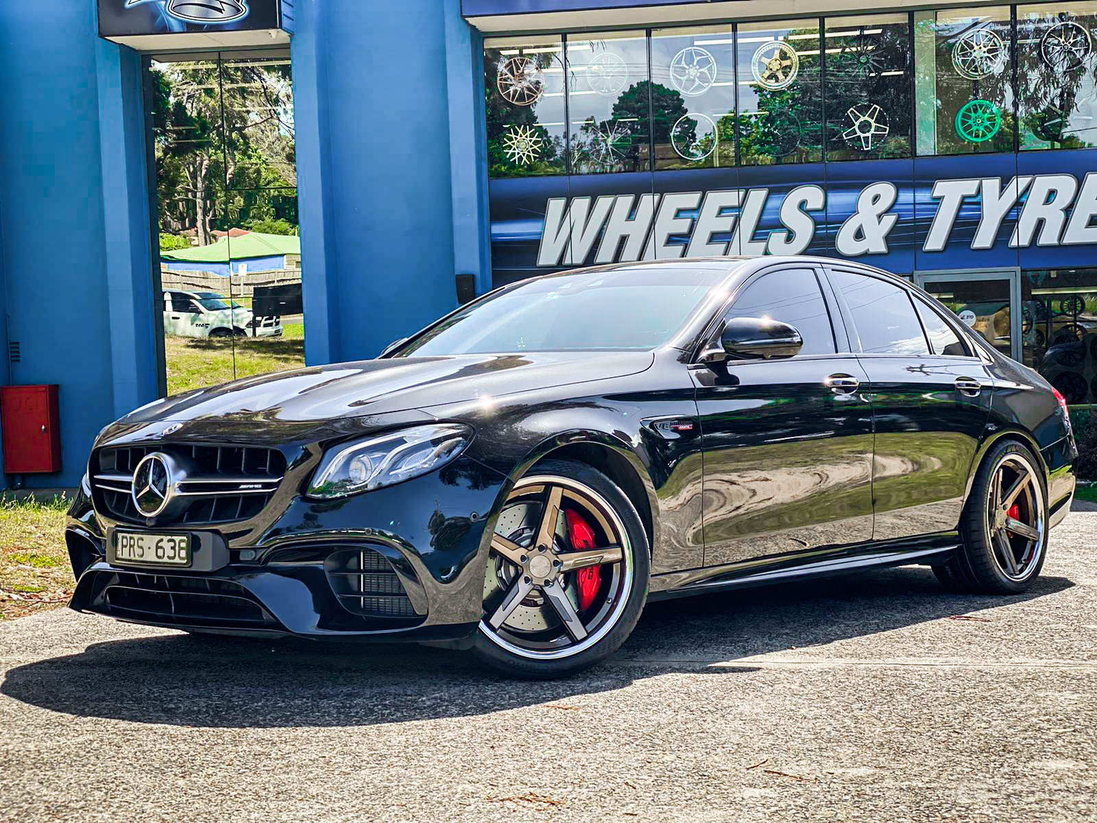 Mercedes-benz e-class amg vertini rf1.7 brushed bronze chrome lip #4728