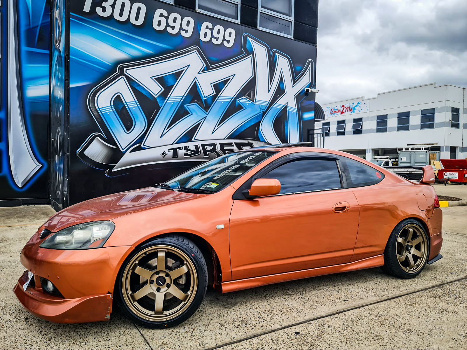 Honda integra avid av-06 matte bronze #4824