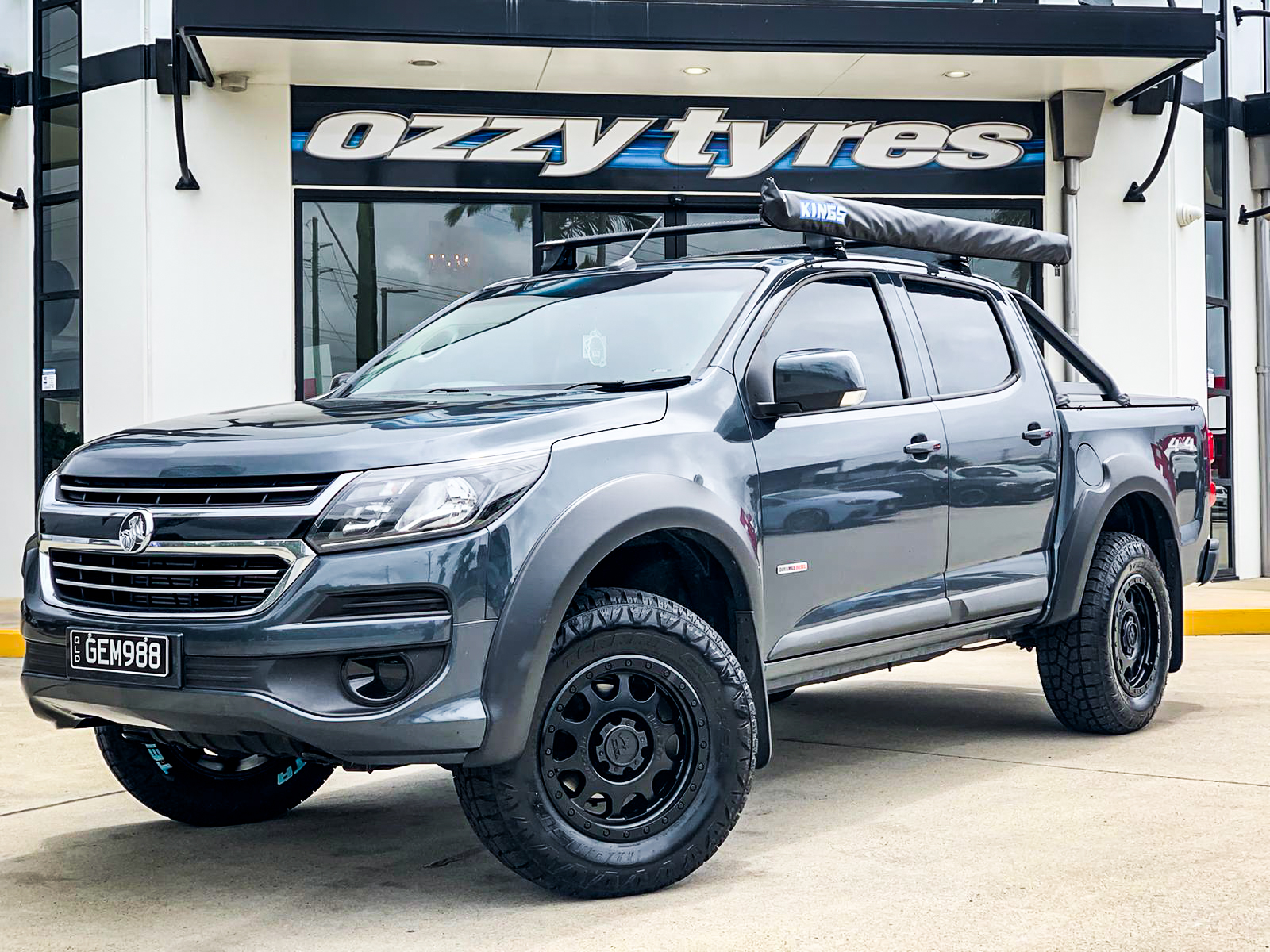 Holden colorado hussla raptor matte black #4868